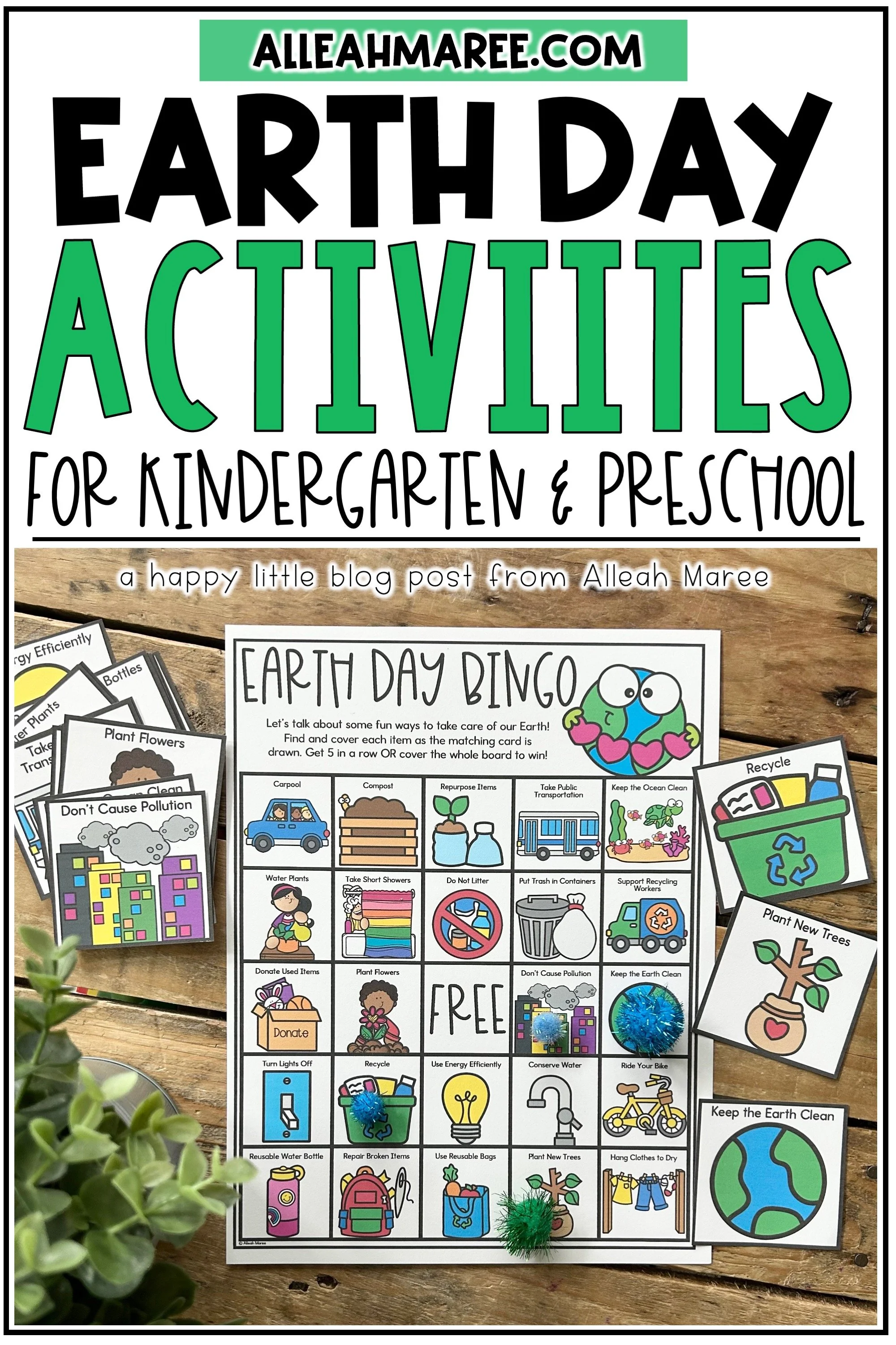 Earth Day Activities for Kindergarten and Preschool — Alleah Maree
