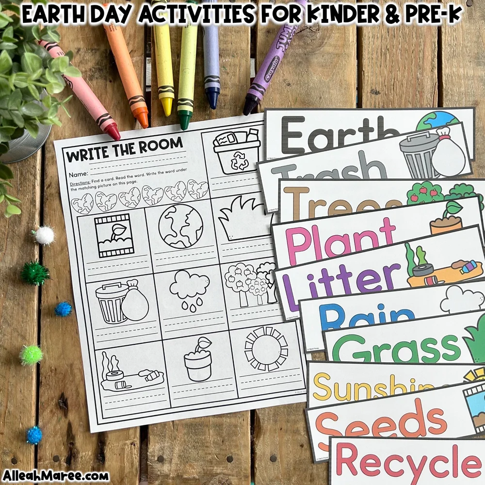 Earth Day Activities for Kindergarten and Preschool — Alleah Maree