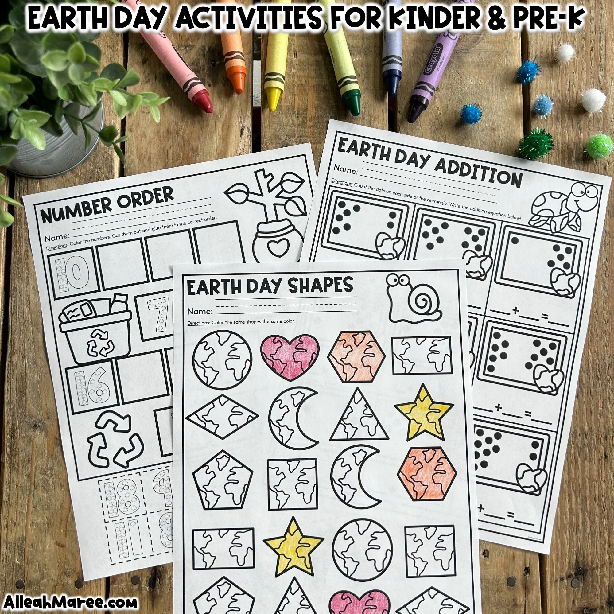 Earth Day Activities for Kindergarten and Preschool — Alleah Maree