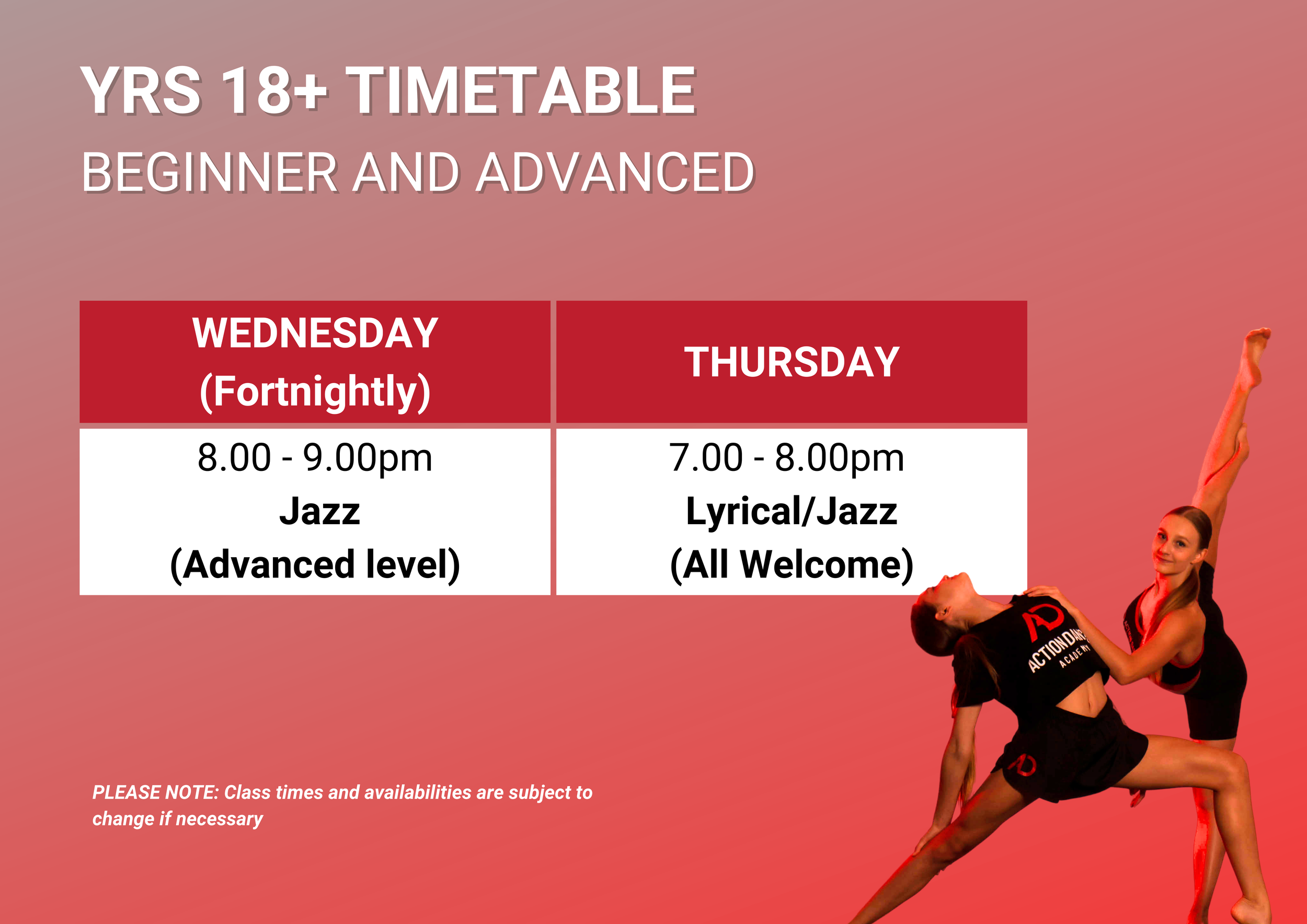 Adult Classes — Action Dance Academy