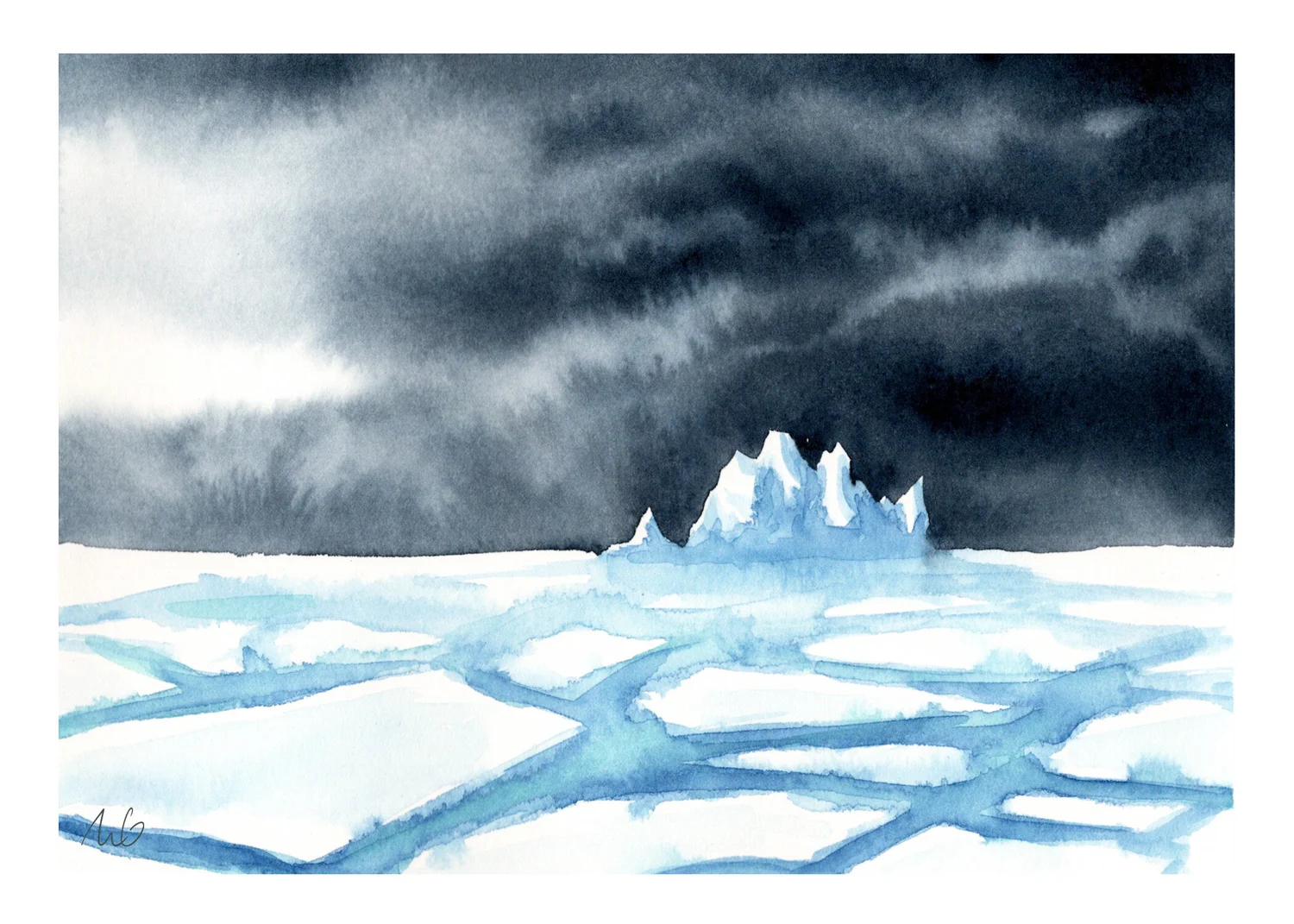 Iceberg Painting