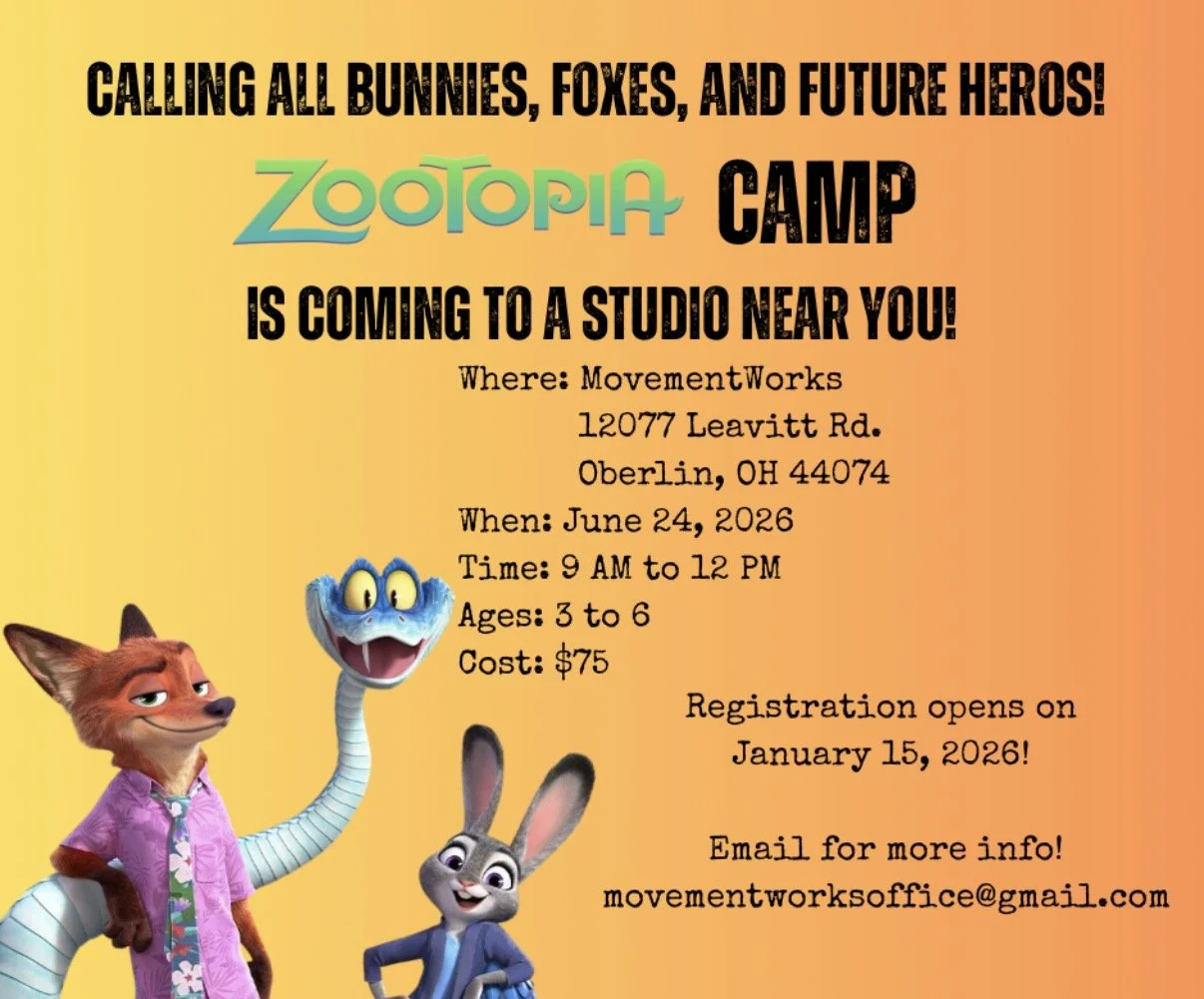 2026 Zootopia-Inspired Dance Camp — MovementWorks Dance & Fitness