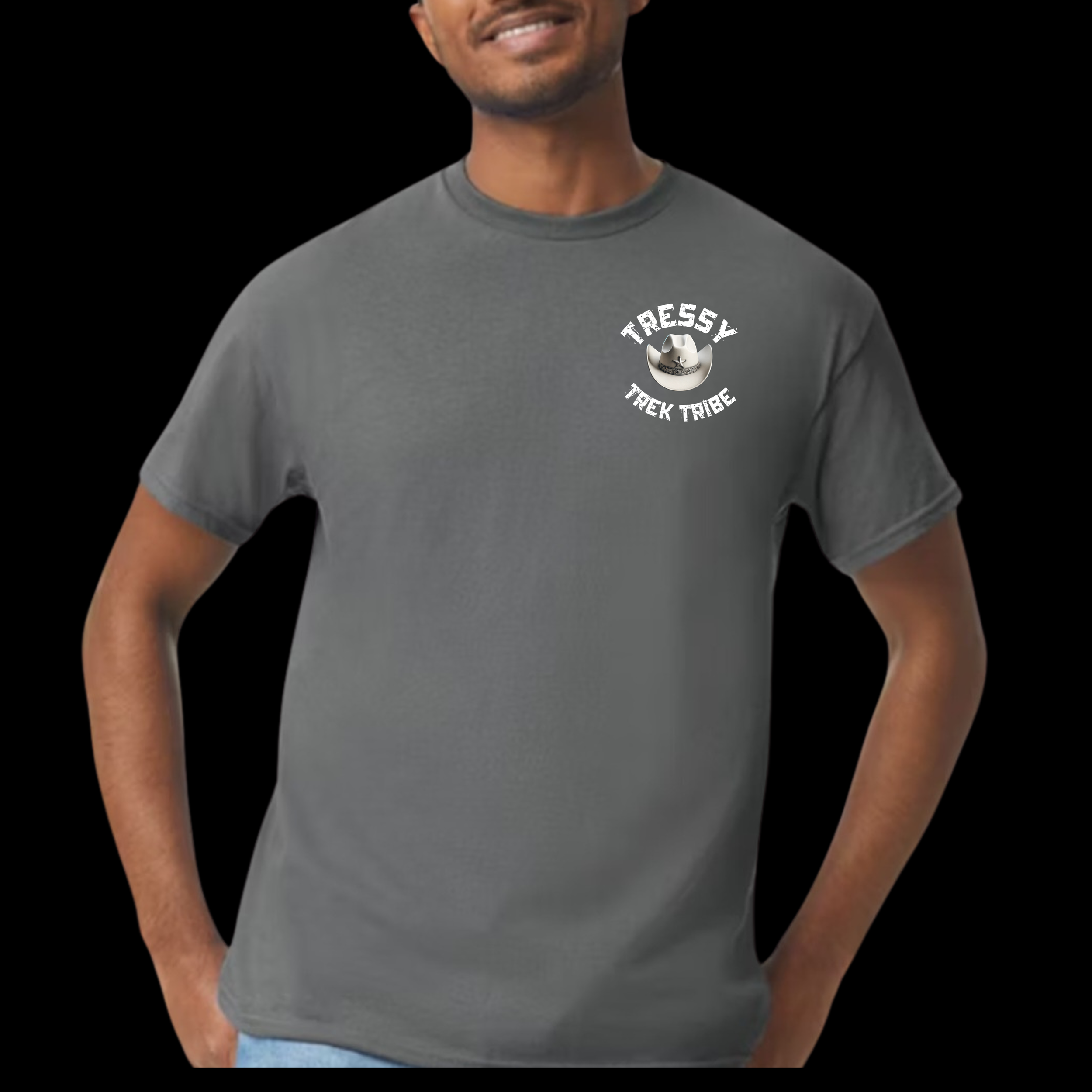 UNISEX ROUND NECKLINE TRESSY TREK TSHIRT — SomeOne Believes in You