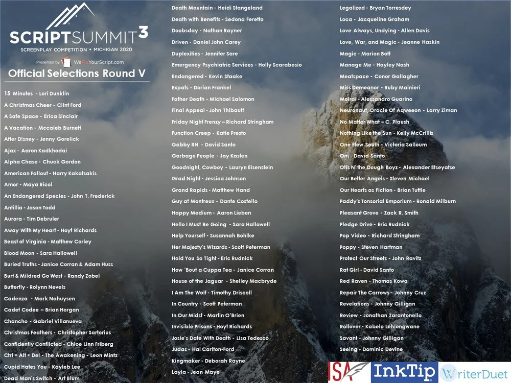 Judas joins Script Summit 3! — Hal Carlton-Ford Writer - Director