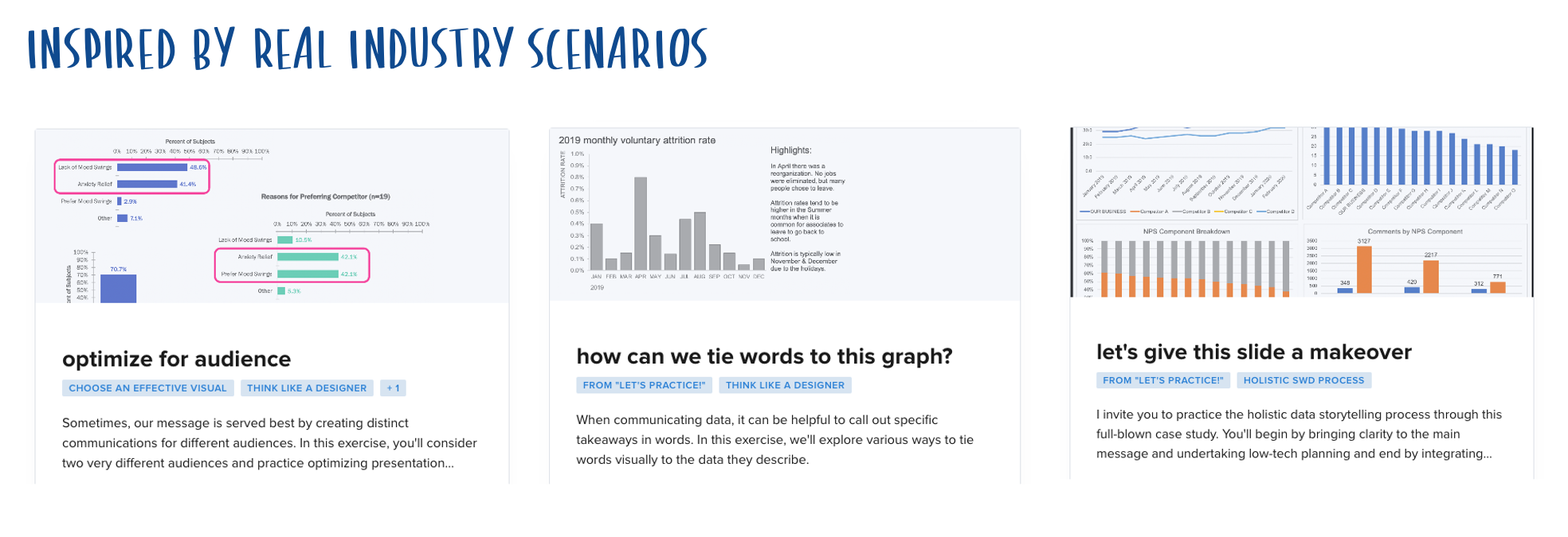 teaching data storytelling — storytelling with data