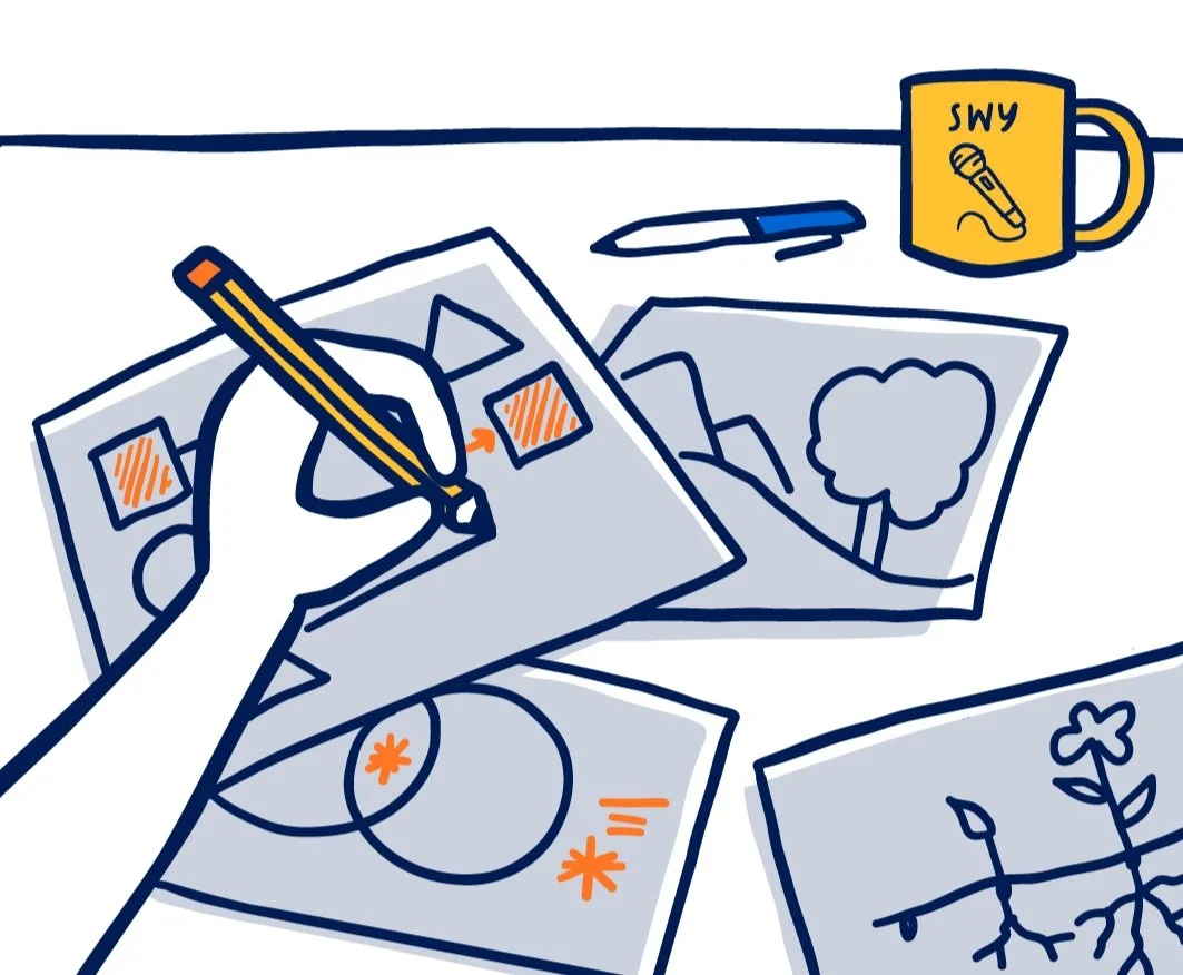 sketch your data — storytelling with data