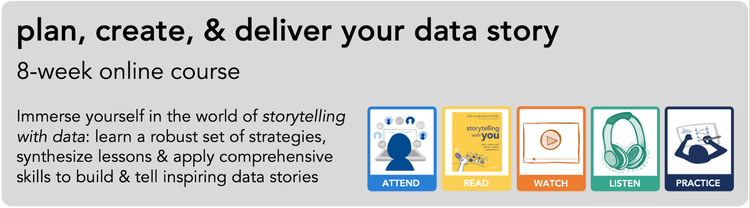 storytelling with data workshops | data visualization training ...