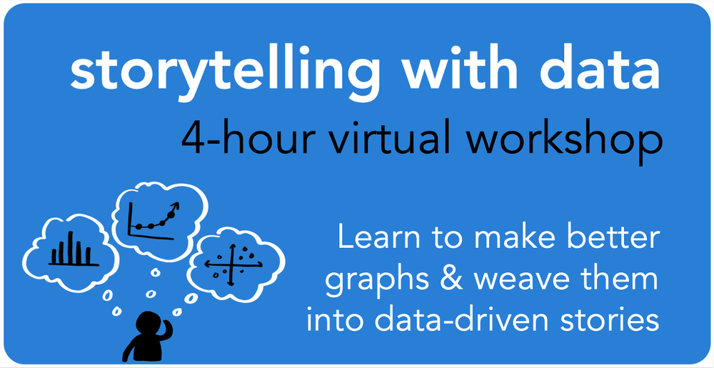 storytelling with data workshops | data visualization training ...