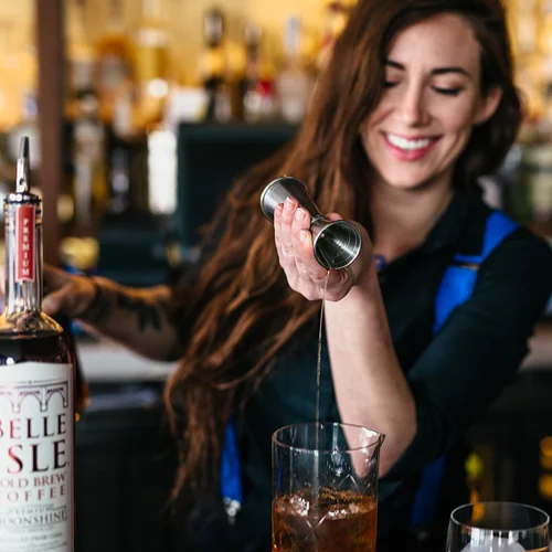 Behind the Bar: Liz Jankiewicz // Ouzo Bay — Belle Isle Moonshine