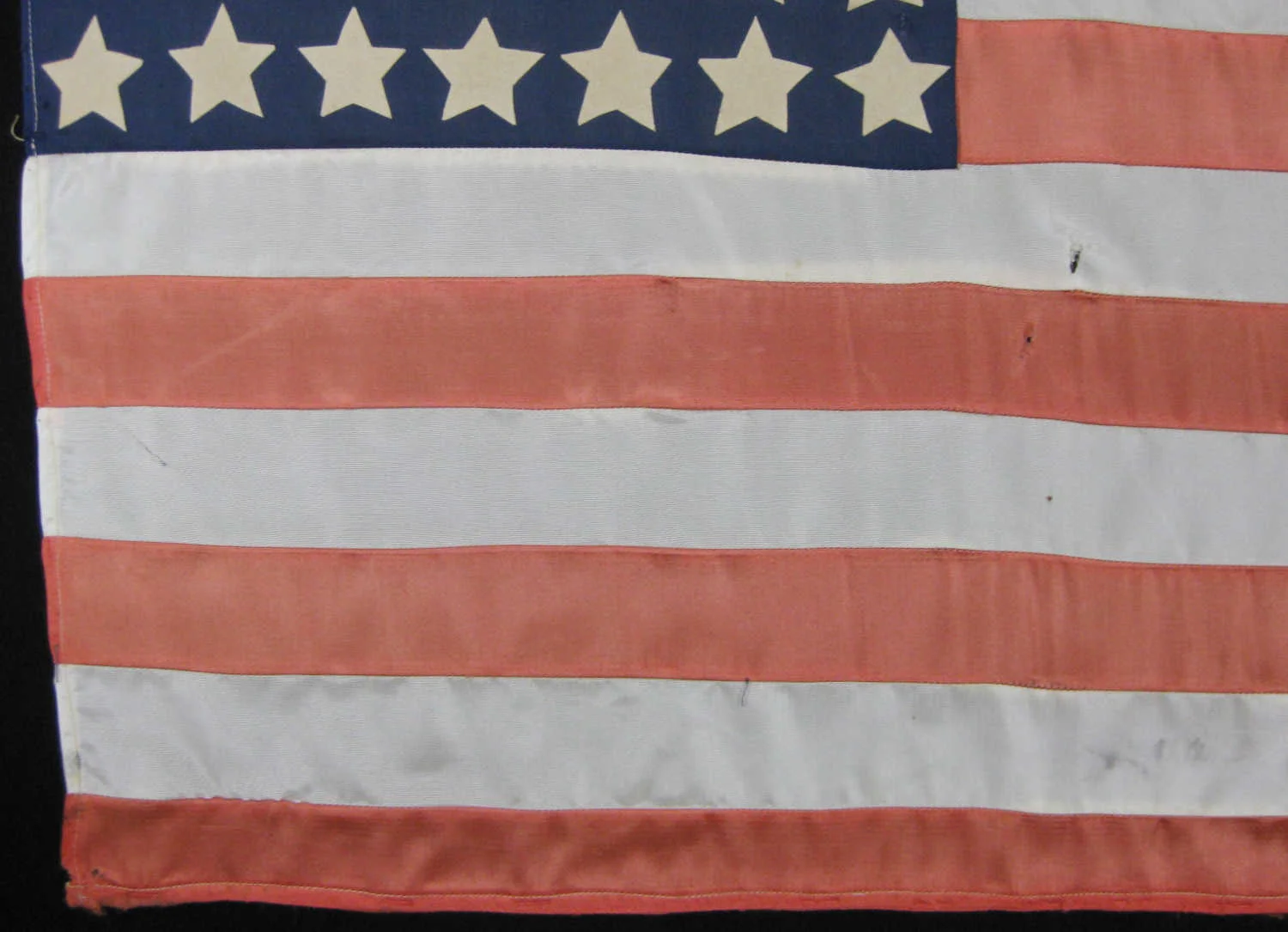 49 Star Antique Flag | A Great Homemade Example | Alaska Statehood ...