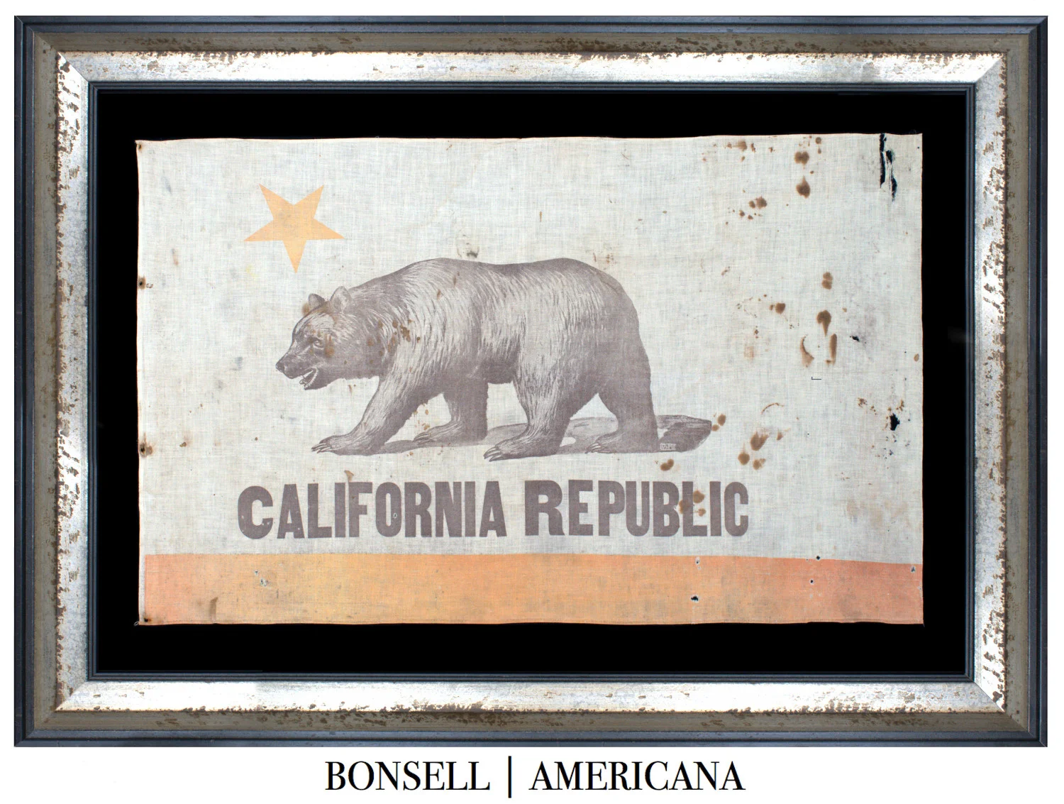 Antique California State Bear Flag | Early and Rare | Circa 1893-1920 ...