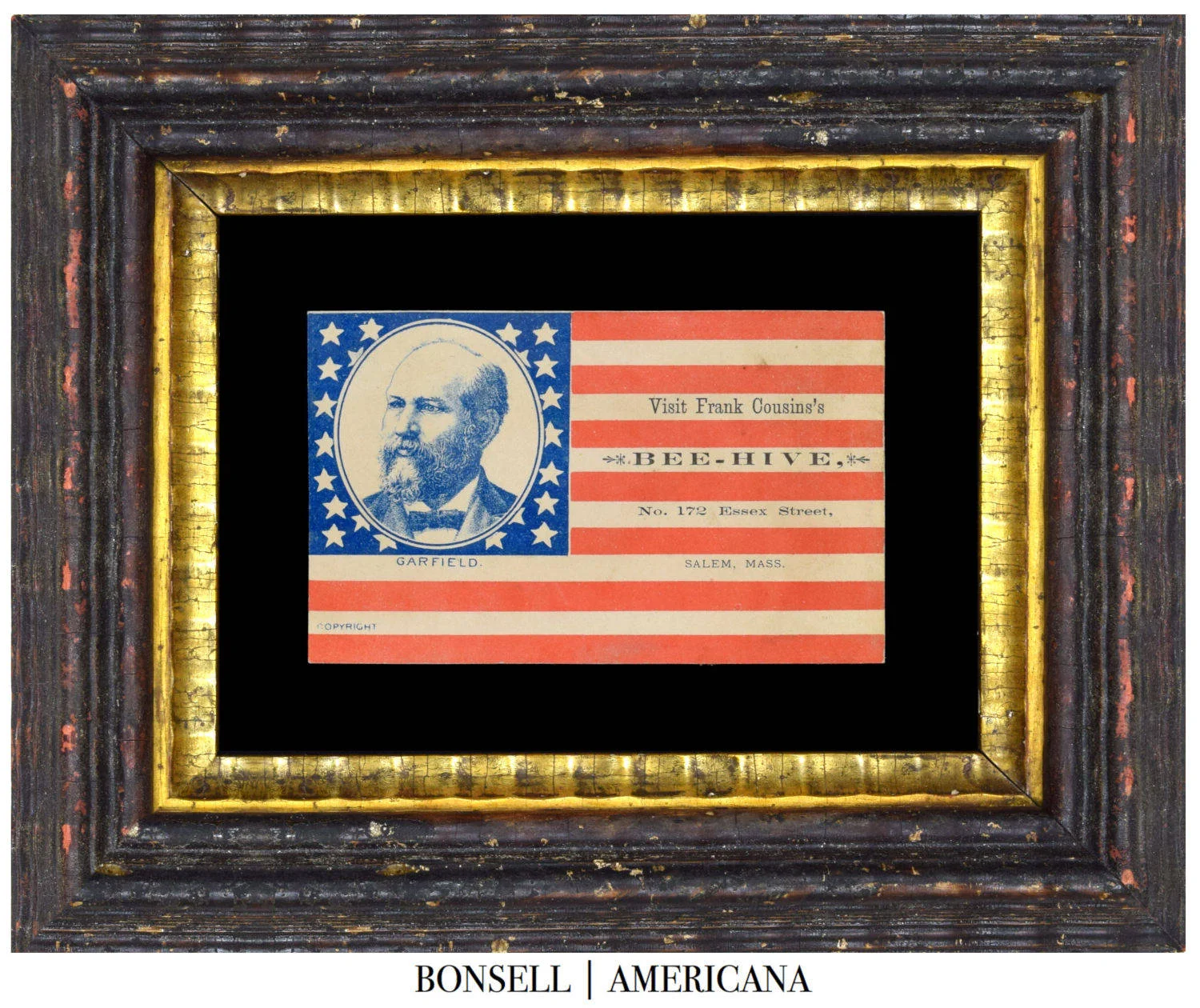 Rare Antique Flag | Features Frank Cousins's Bee-Hive and James A ...