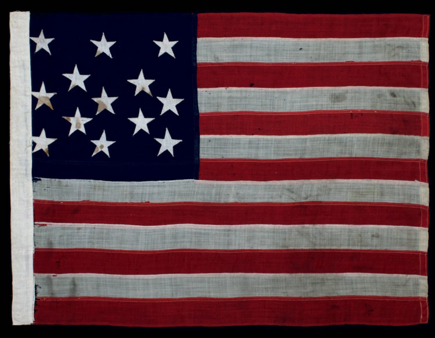 13 Star Antique American Flag with Square Proportions | Circa 1895-1926 ...