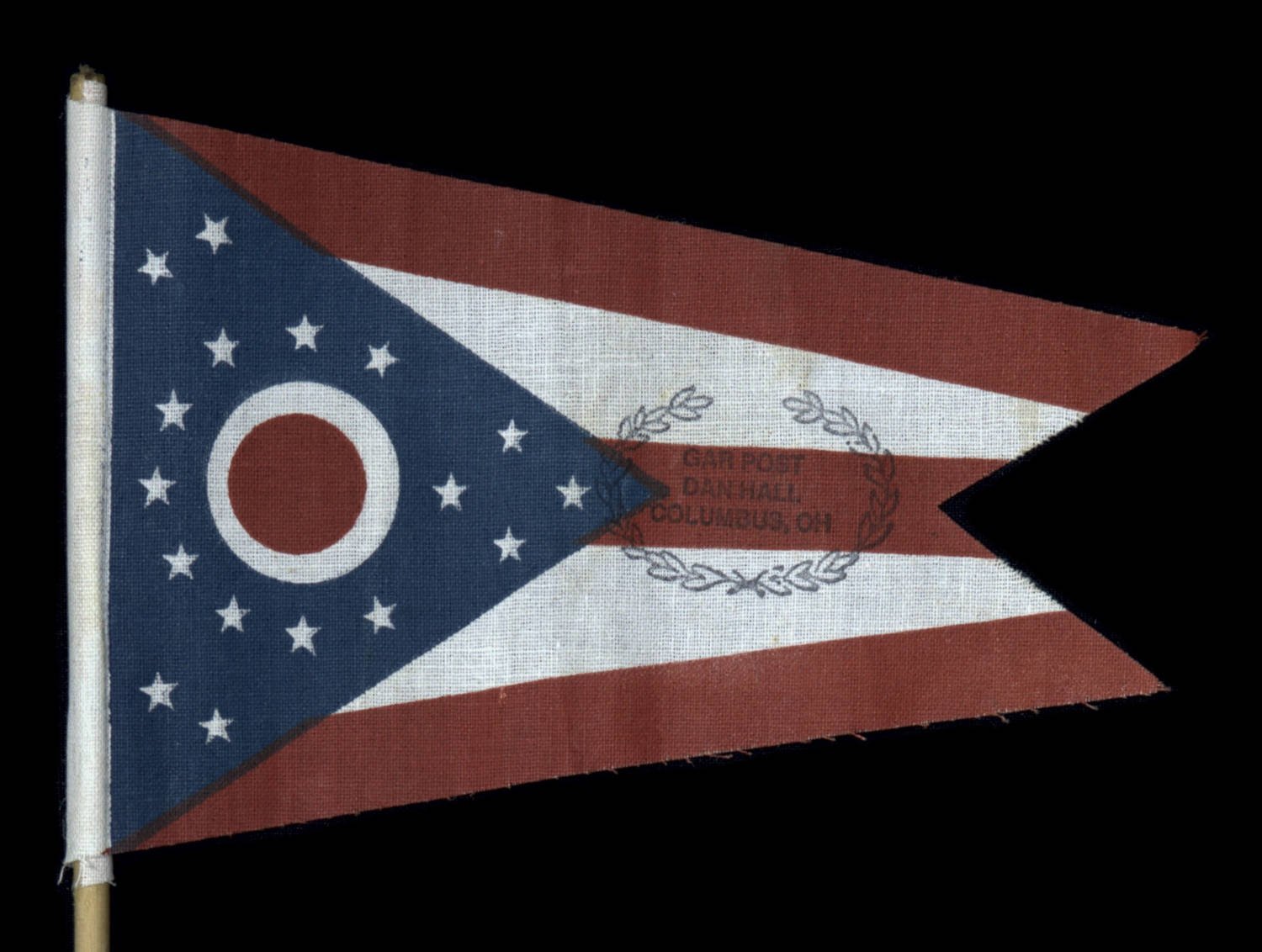Ohio State Flag with Civil War Veteran’s Memorial Overprint | Made to ...