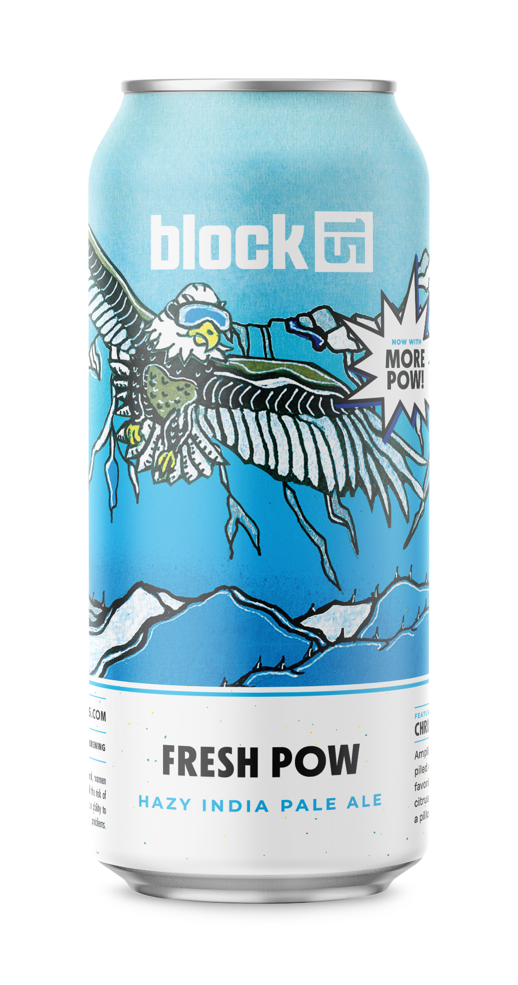 Fresh Pow Hazy IPA — Block 15 Brewing