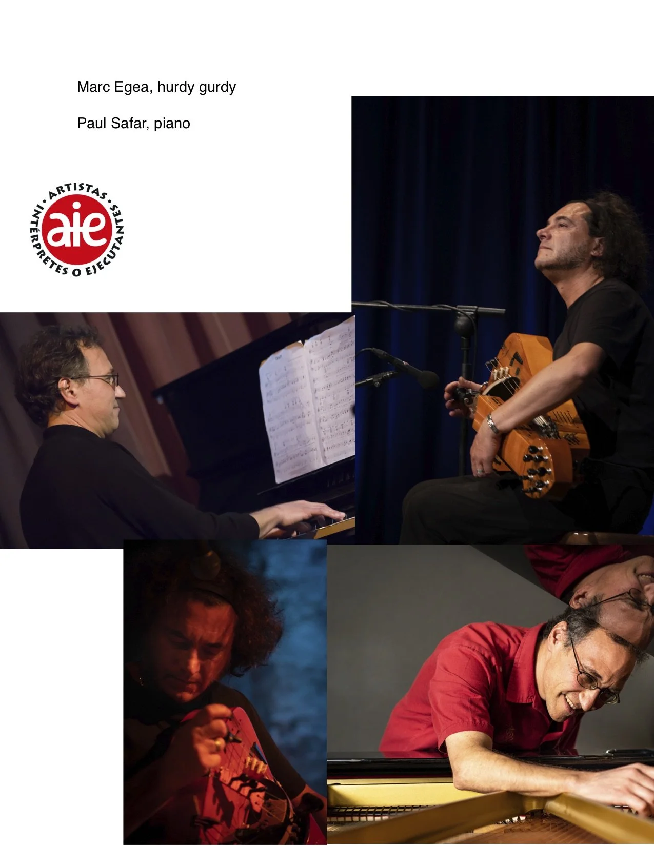 Paul Safar and Marc Egea, A Very Special Concert of Piano and Hurdy ...
