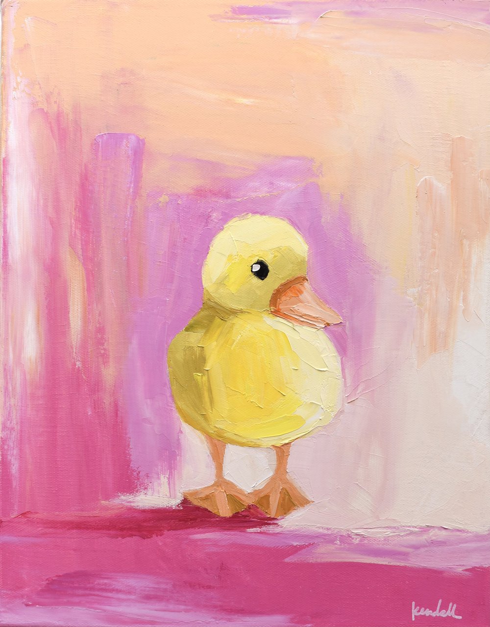 Duckling Painting
