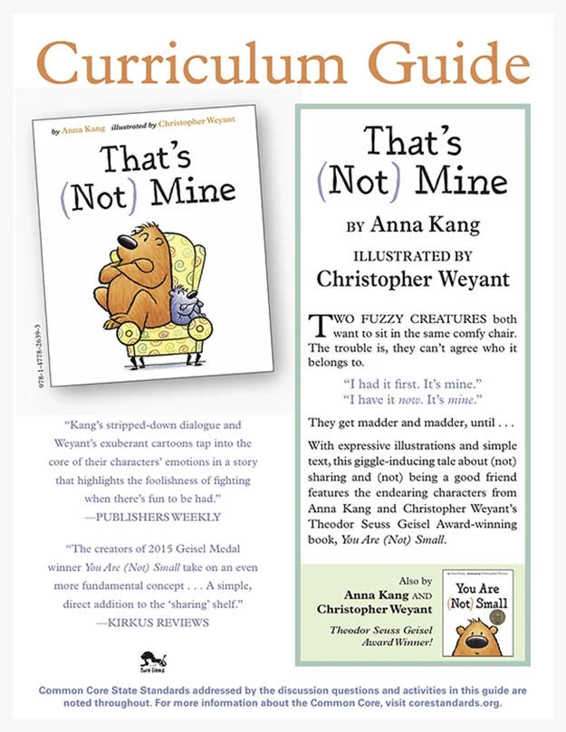 THAT'S (NOT) MINE — ANNA KANG