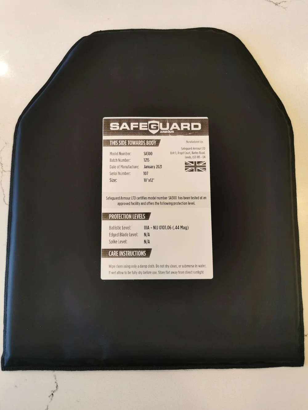 Body Armour Canada Bullet & Cut Resistant Products - NIJ IV Lightweight ...