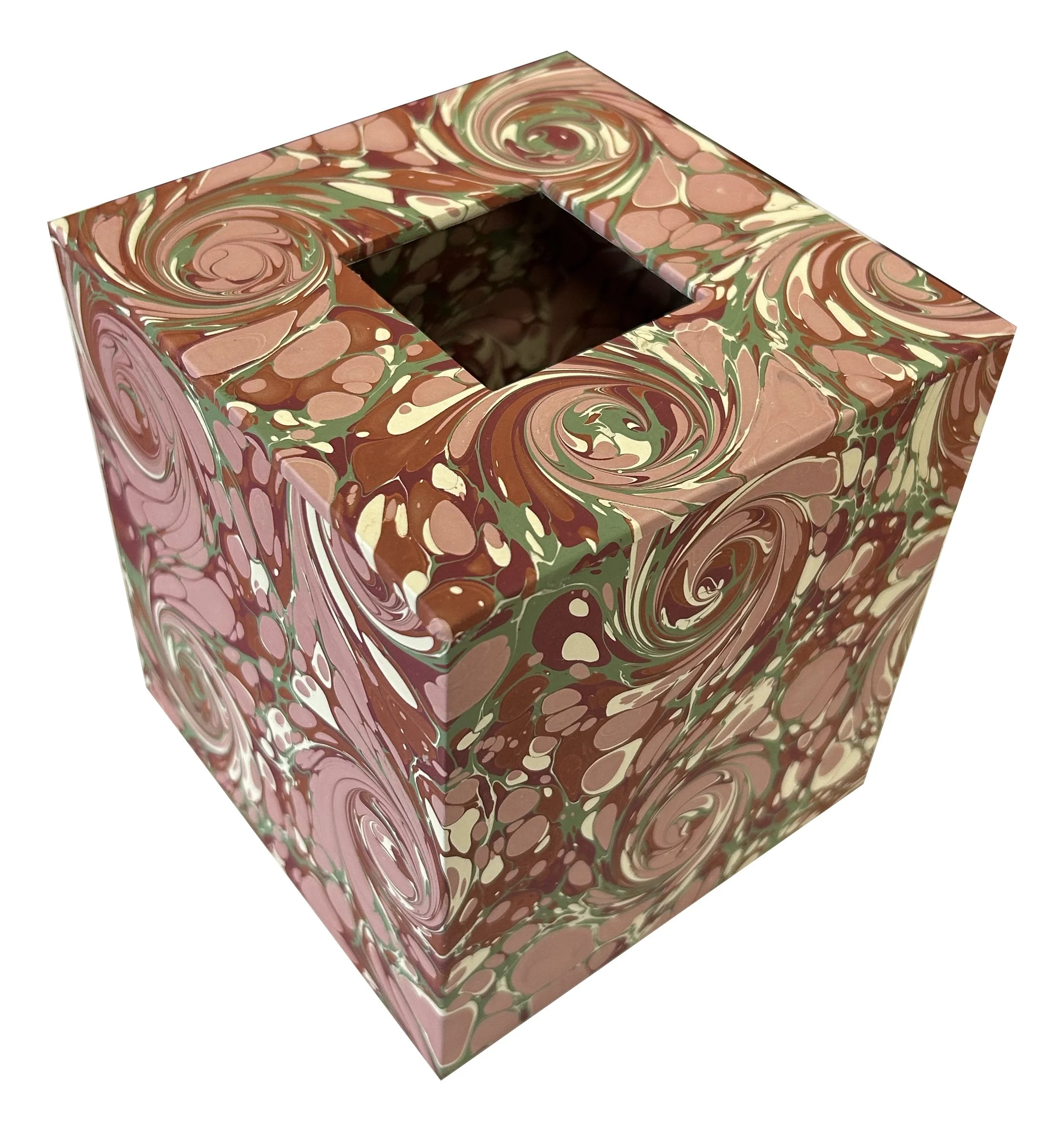 Marble Paper Tissue Box — home