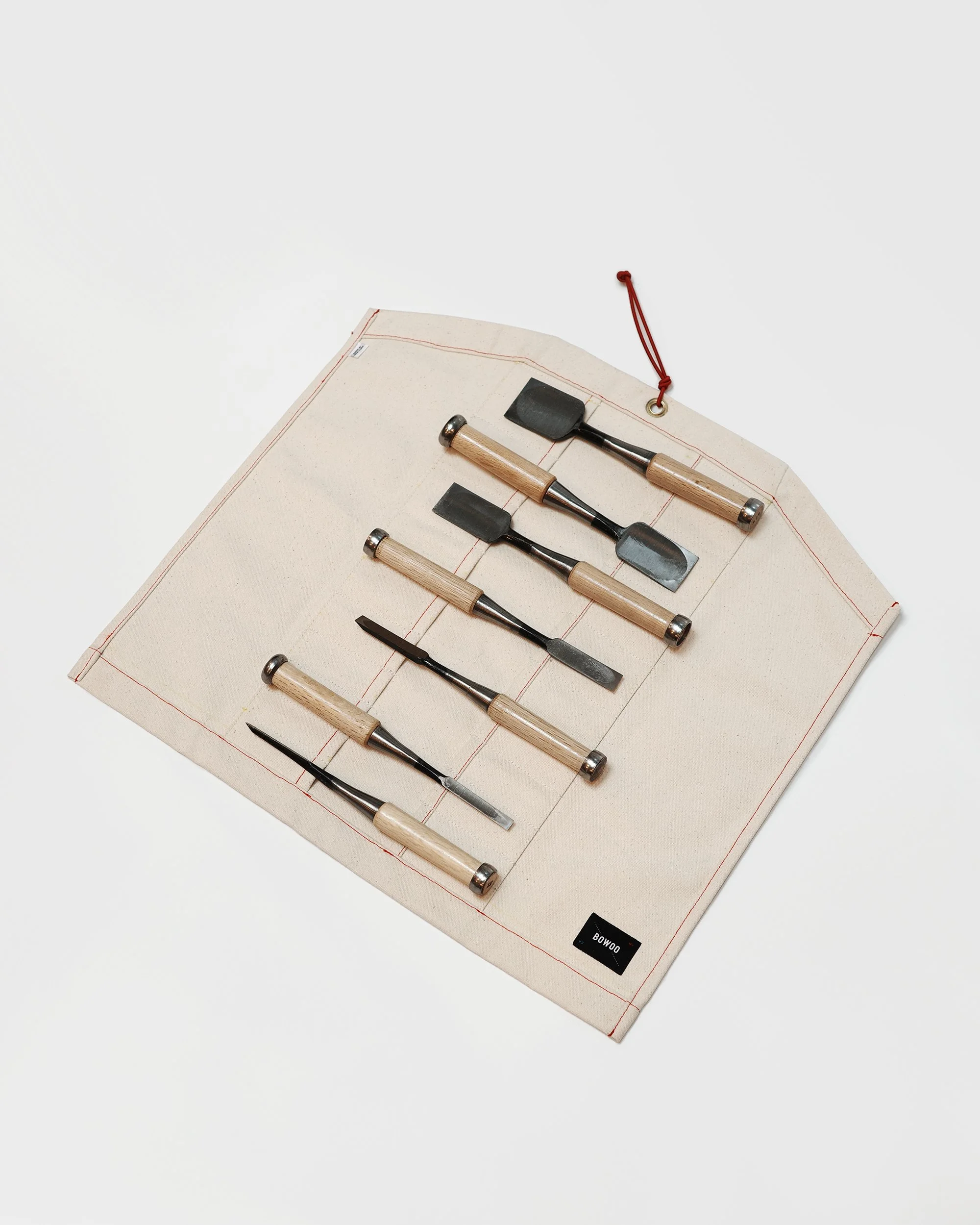 Japanese Woodworking Chisel Nomi Canvas Tool Roll For Nihonsan Tools