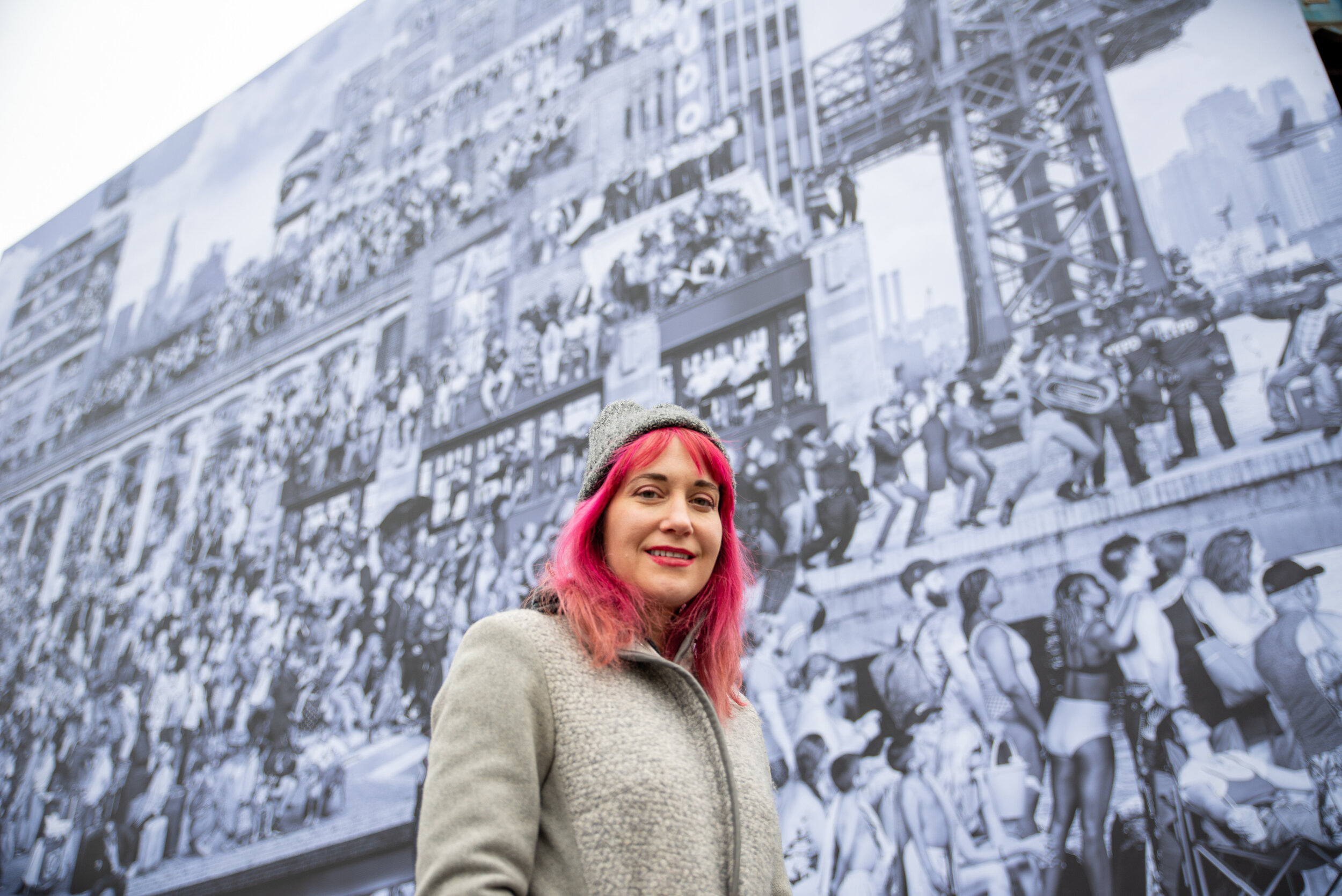 JR's "Chronicles of New York" Mural Hits Domino Park — Runstreet