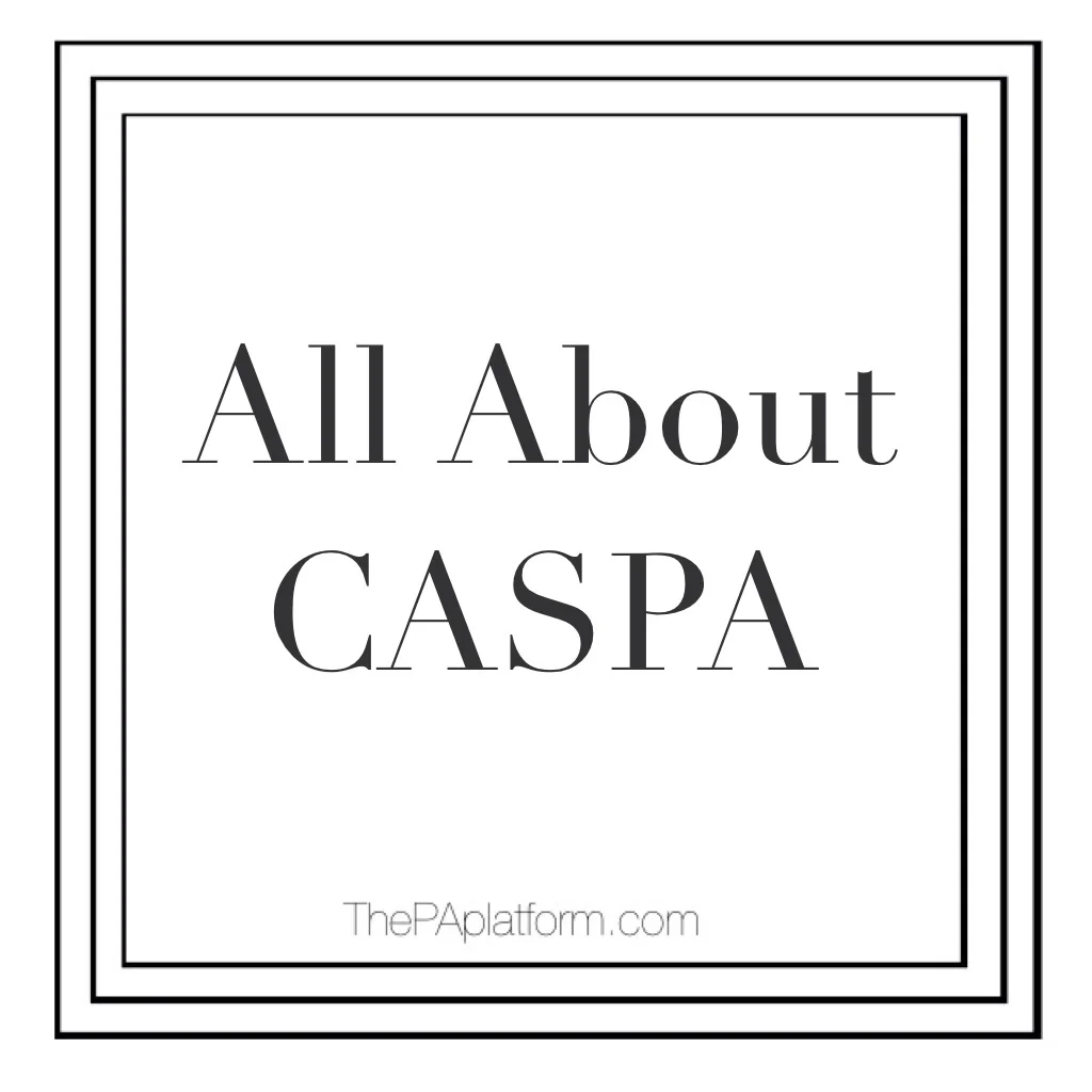 What is CASPA? — The PA Platform