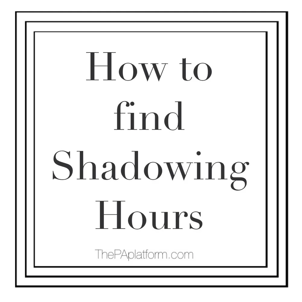 How to Get Shadowing Hours — The PA Platform