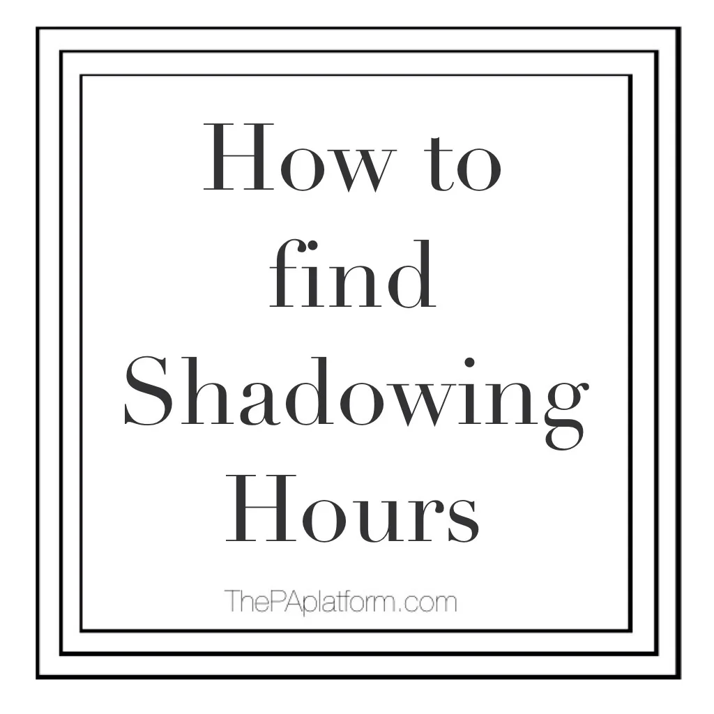 How to Get Shadowing Hours — The PA Platform
