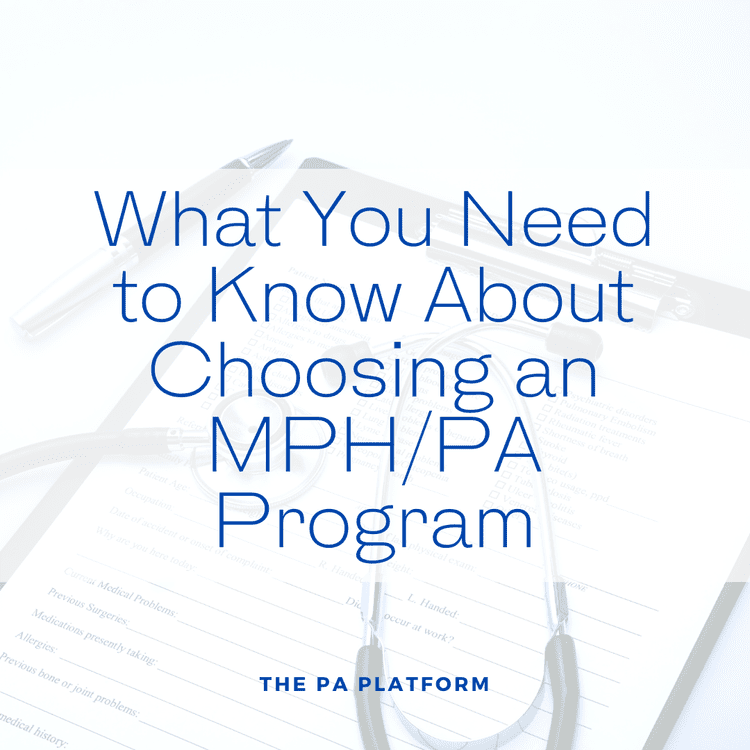 Moving for PA School and Choosing an MPH/PA Program with Mansi — The PA ...