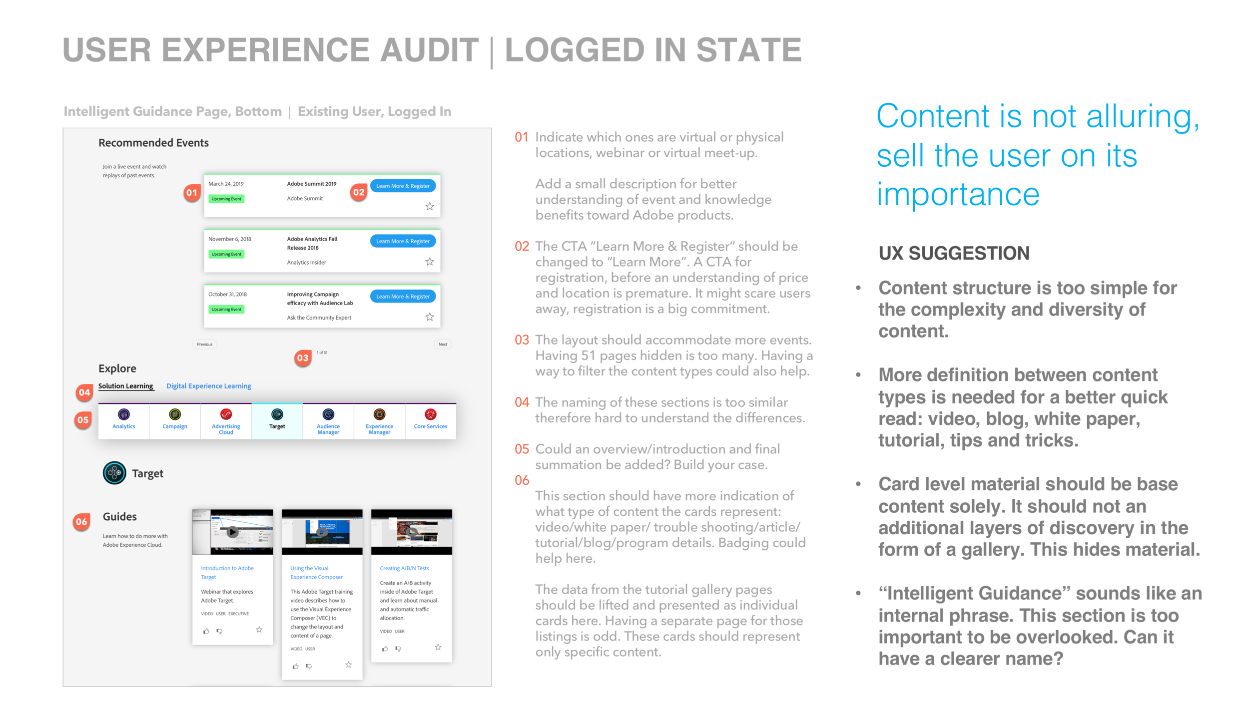 adobe experience league target