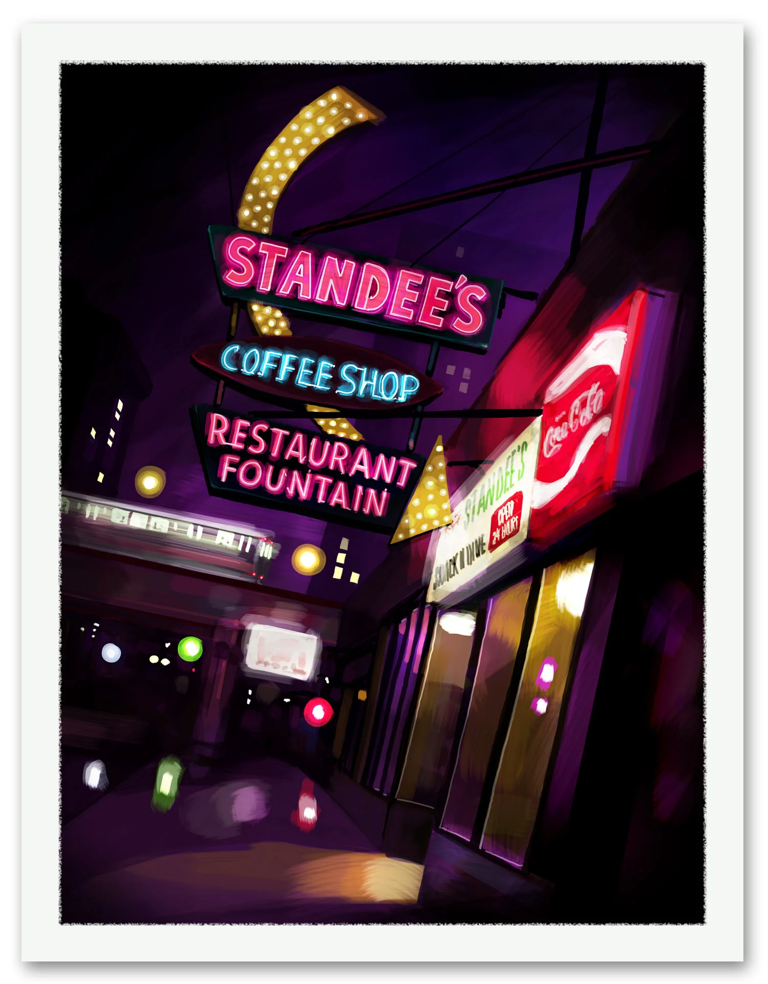 Standee's Paintings by Steve Connell