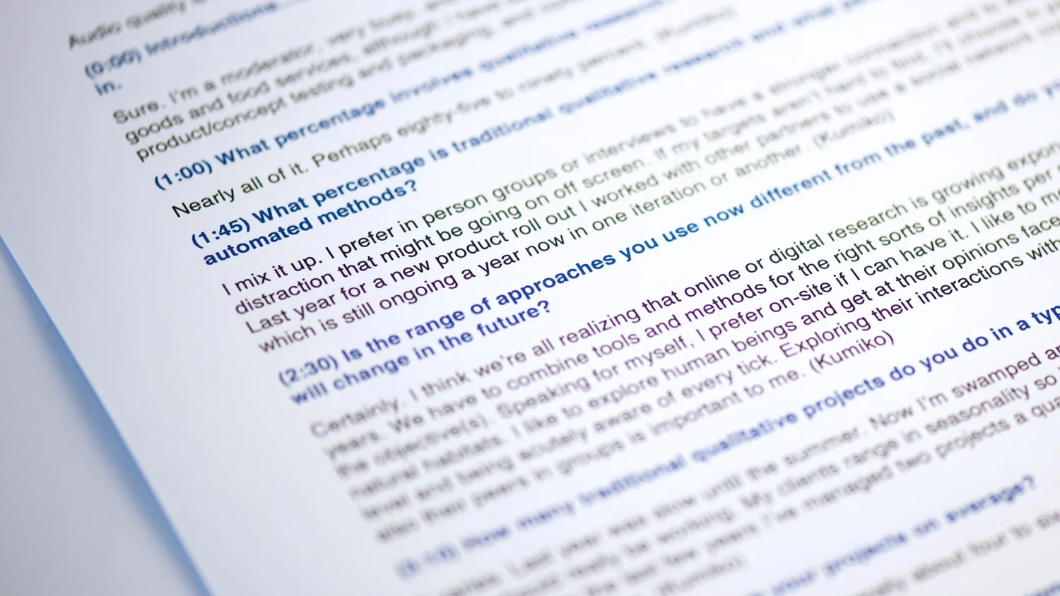 Transcription — Babbletype