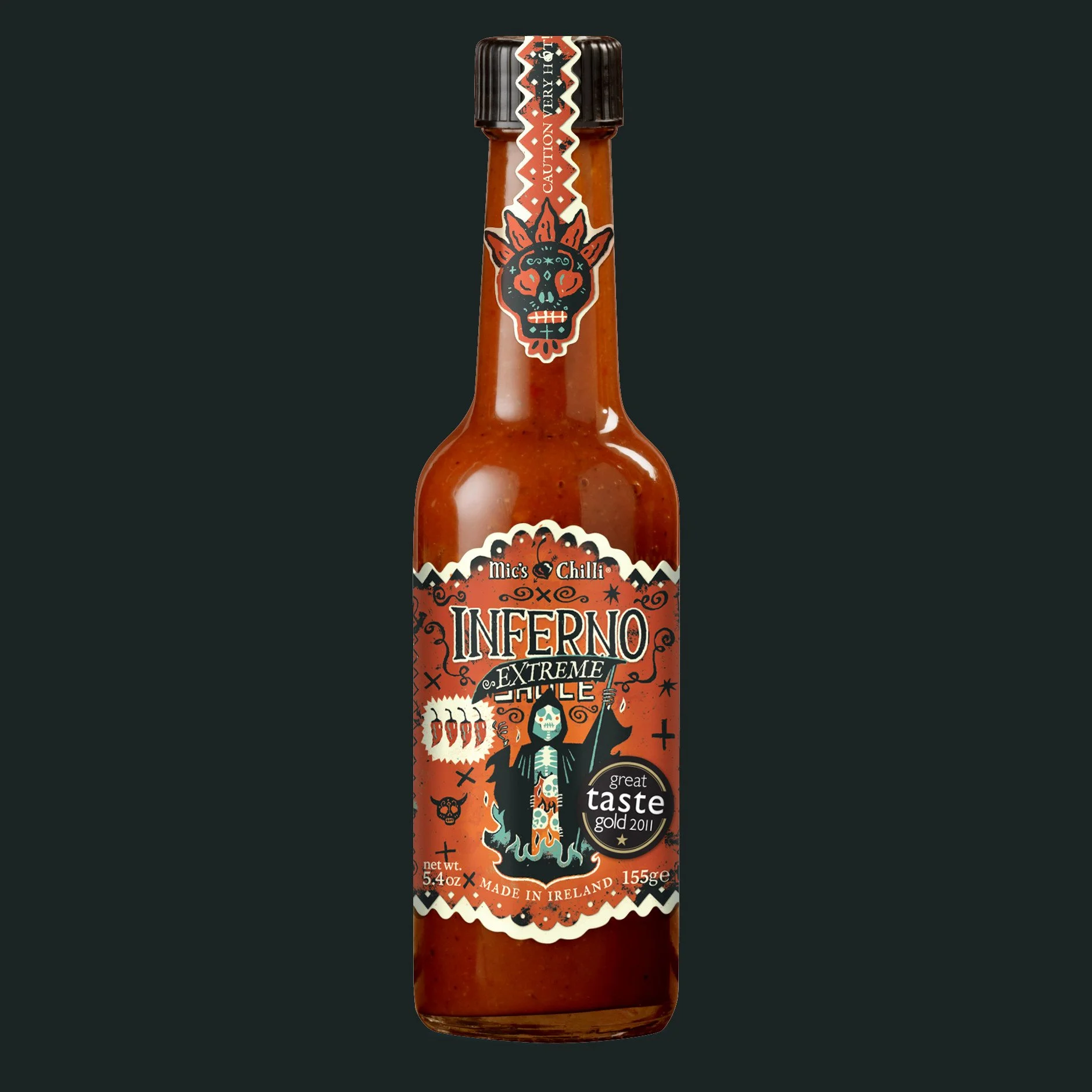 Inferno Sauce Extreme - Hot Sauce — Mic's Chilli