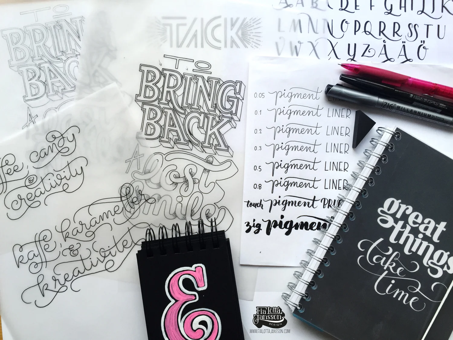 Lettering Workshop — Fia Lotta Jansson Design