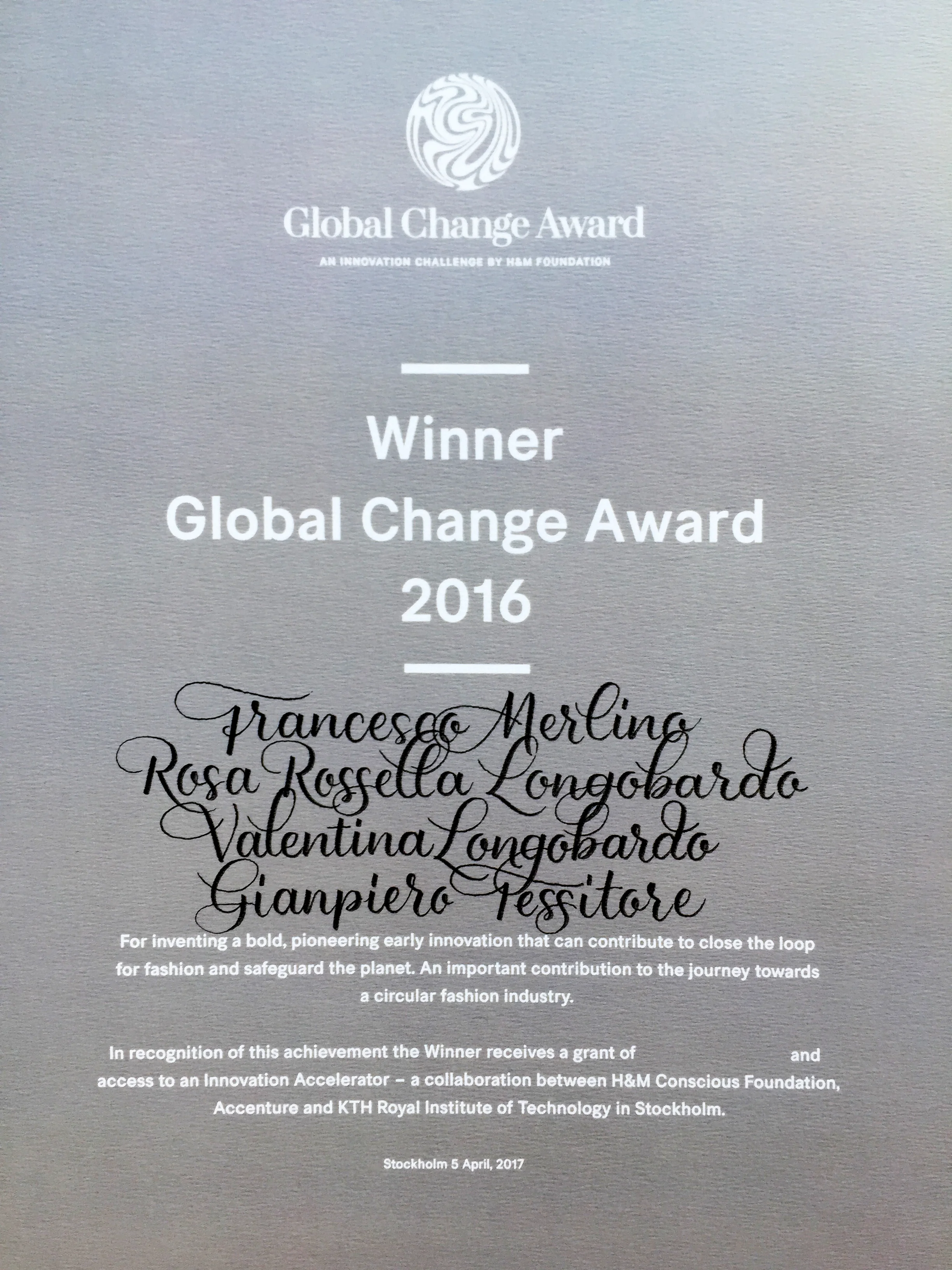 H&M Foundation - Global Change Award — Fia Lotta Jansson Design