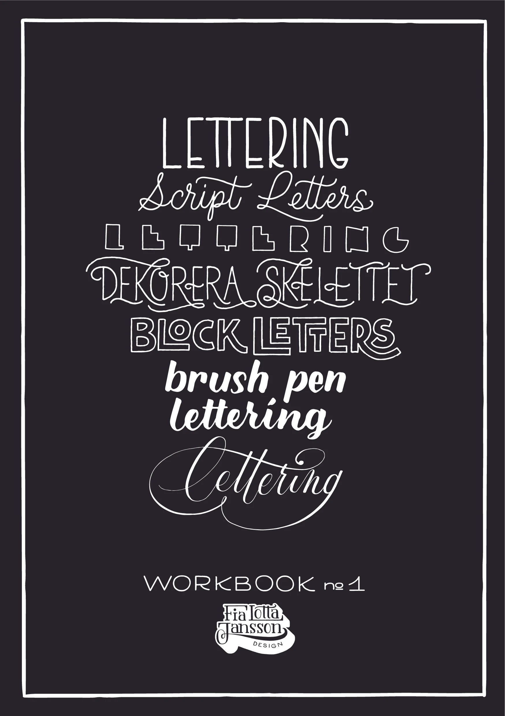 Lettering Workshop — Fia Lotta Jansson Design