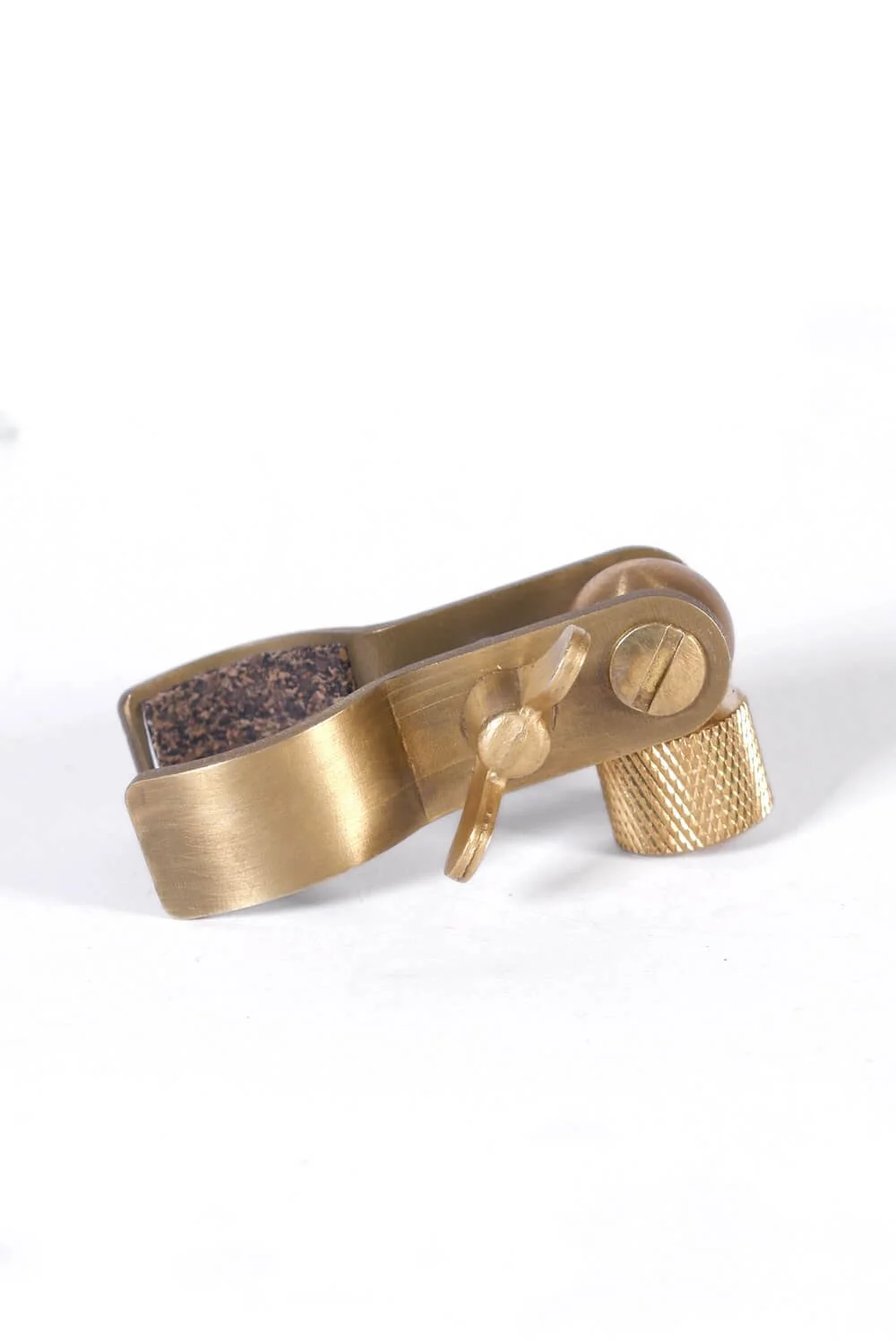 All-Metal Handbuilt Brass Mic Clip — Ear Trumpet Labs
