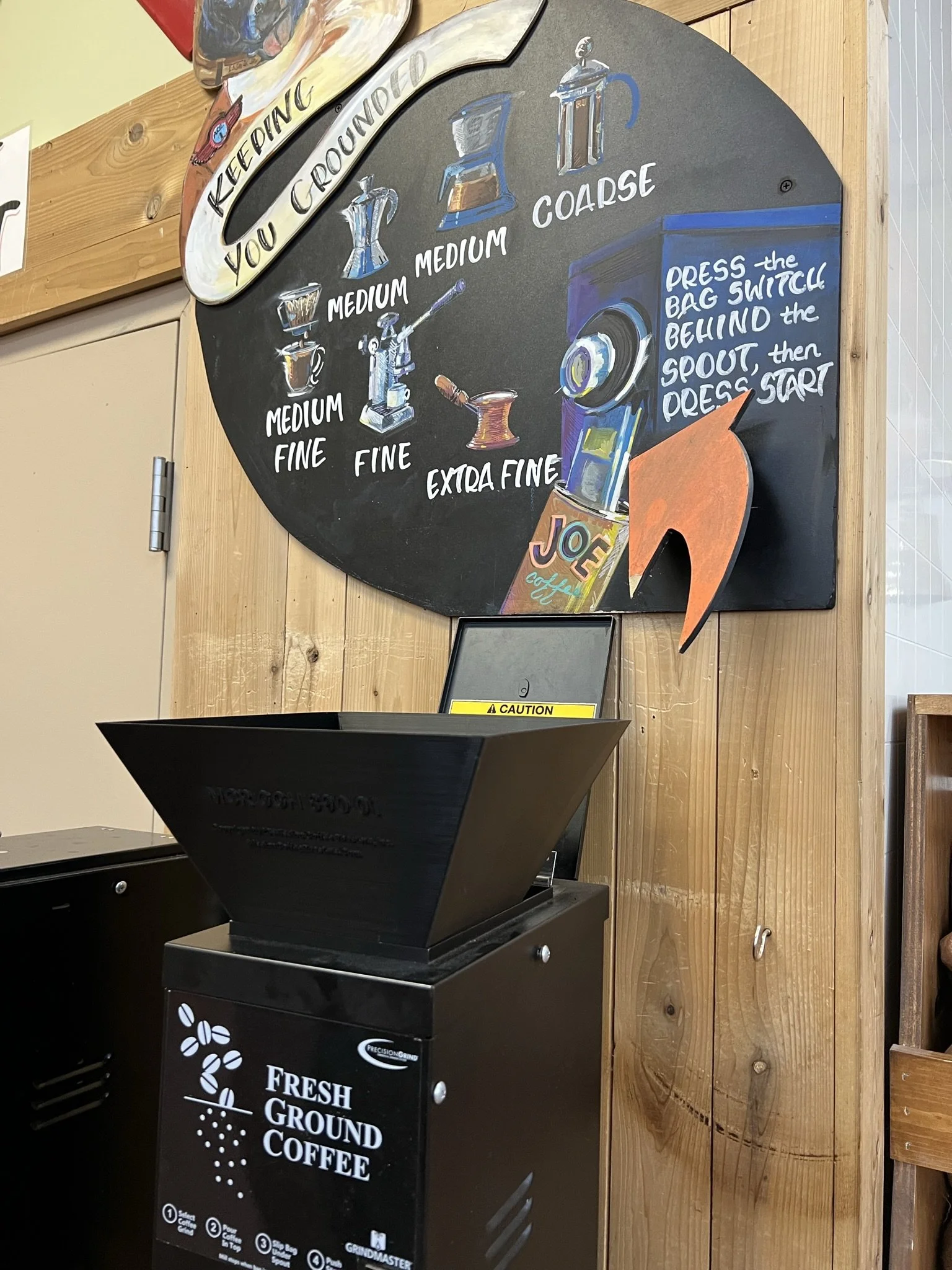 Bagging and Grinding Tools — Mission Coffee Roasters, Inc.