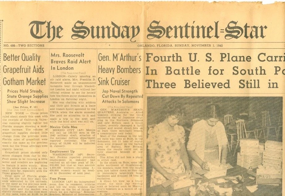 1942 - Sunday Sentinel Star — Randall Knife Guys