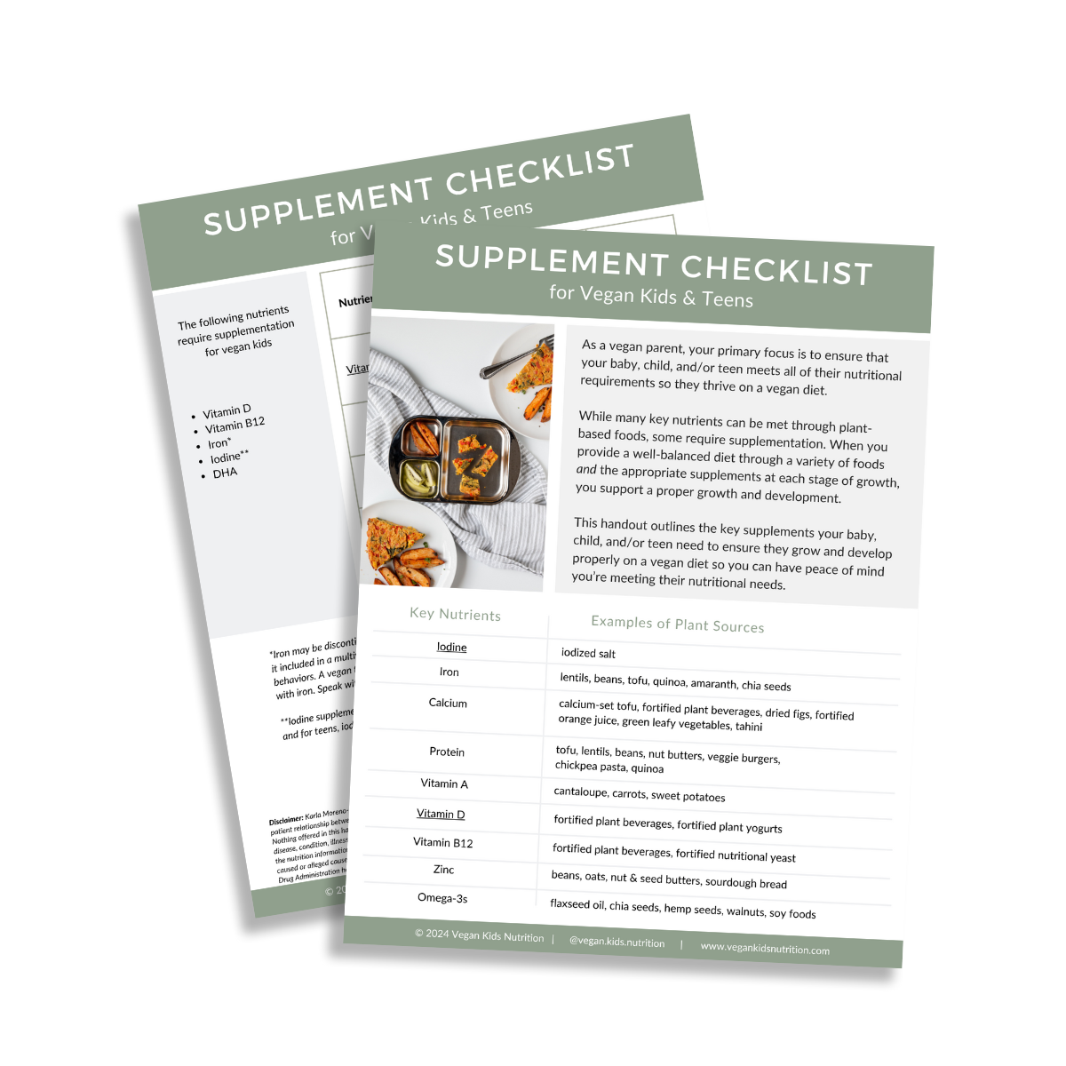 Resource Library - Vegan Kids Nutrition