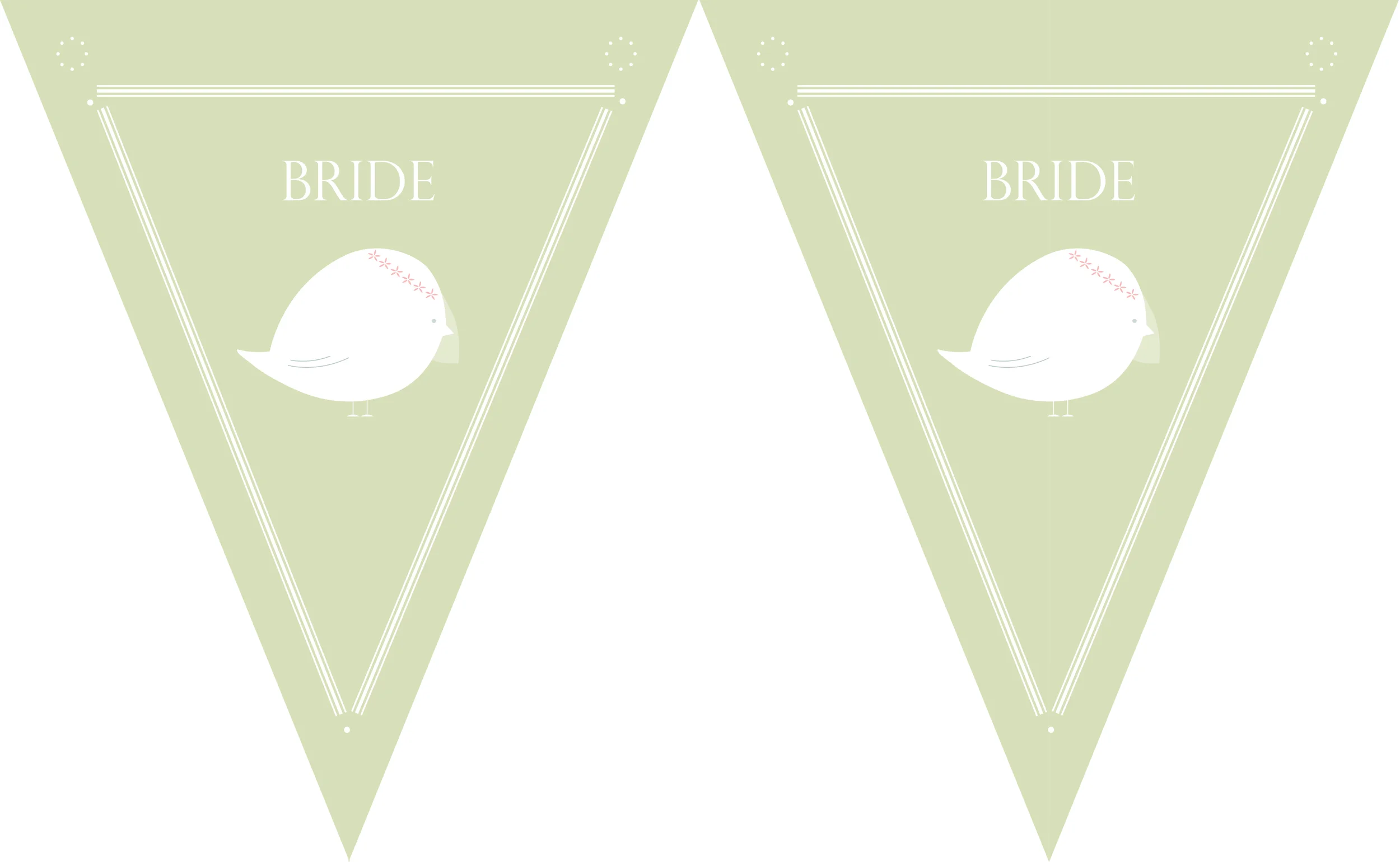 Wedding DIY: Downloadable Bunting