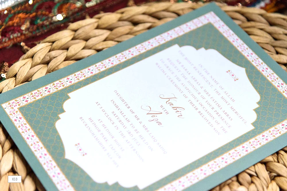 UK's leading Muslim Wedding Invitation Expert | Ananya Cards