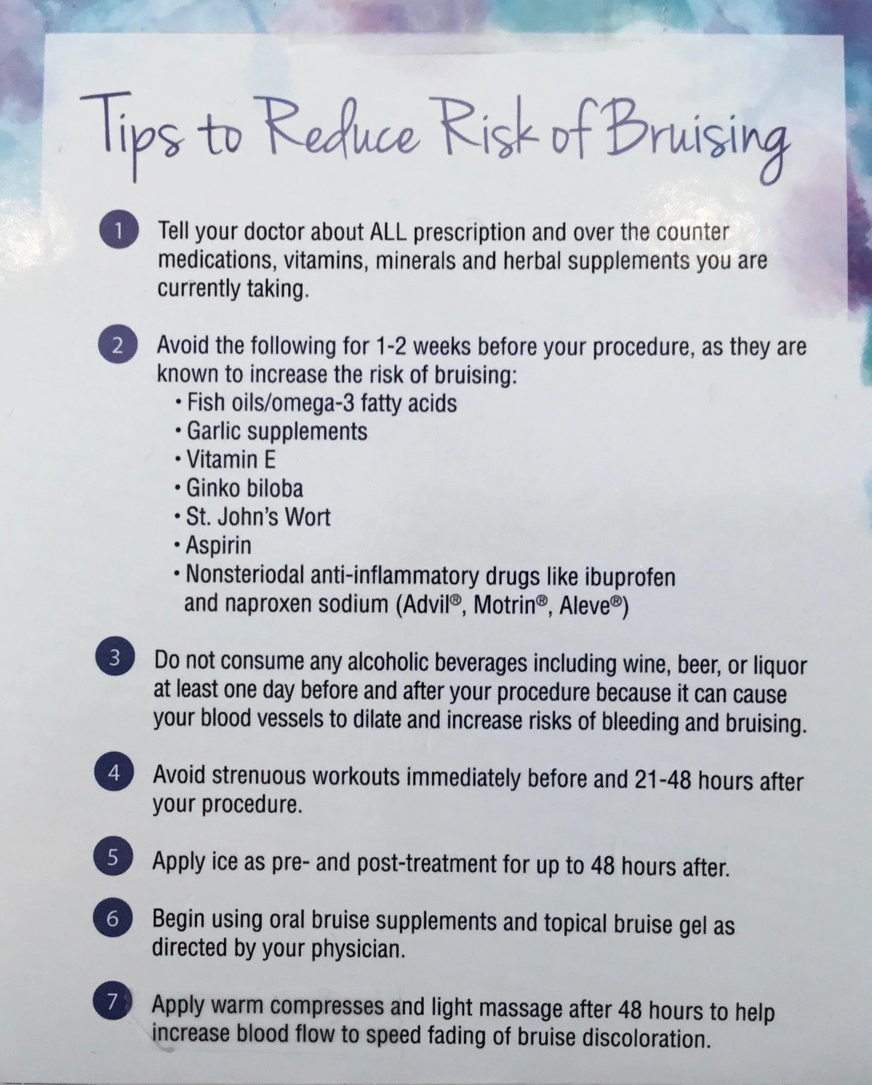 Tips to Reduce Risk of Bruising — Best Dermatologists in Corona Del Mar ...