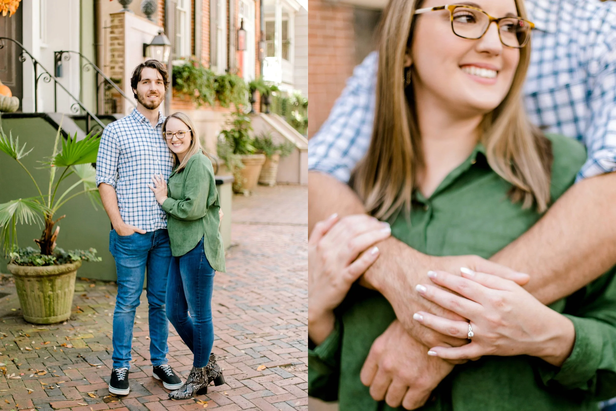 A Lovely Stroll Down Jones Street For An Engagement Session | Savannah ...