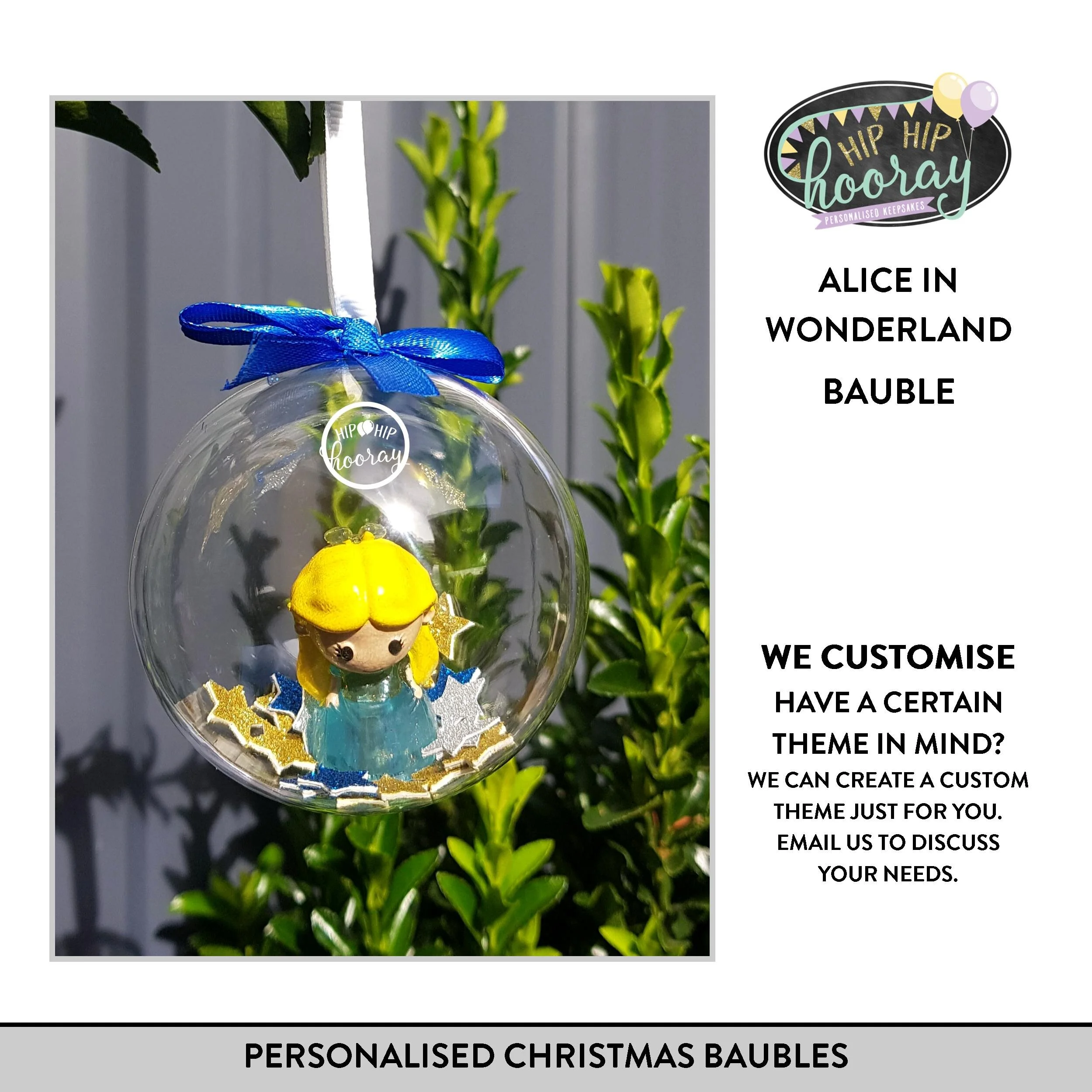 Christmas Character Baubles — Hip Hip Hooray Personalised Keepsakes