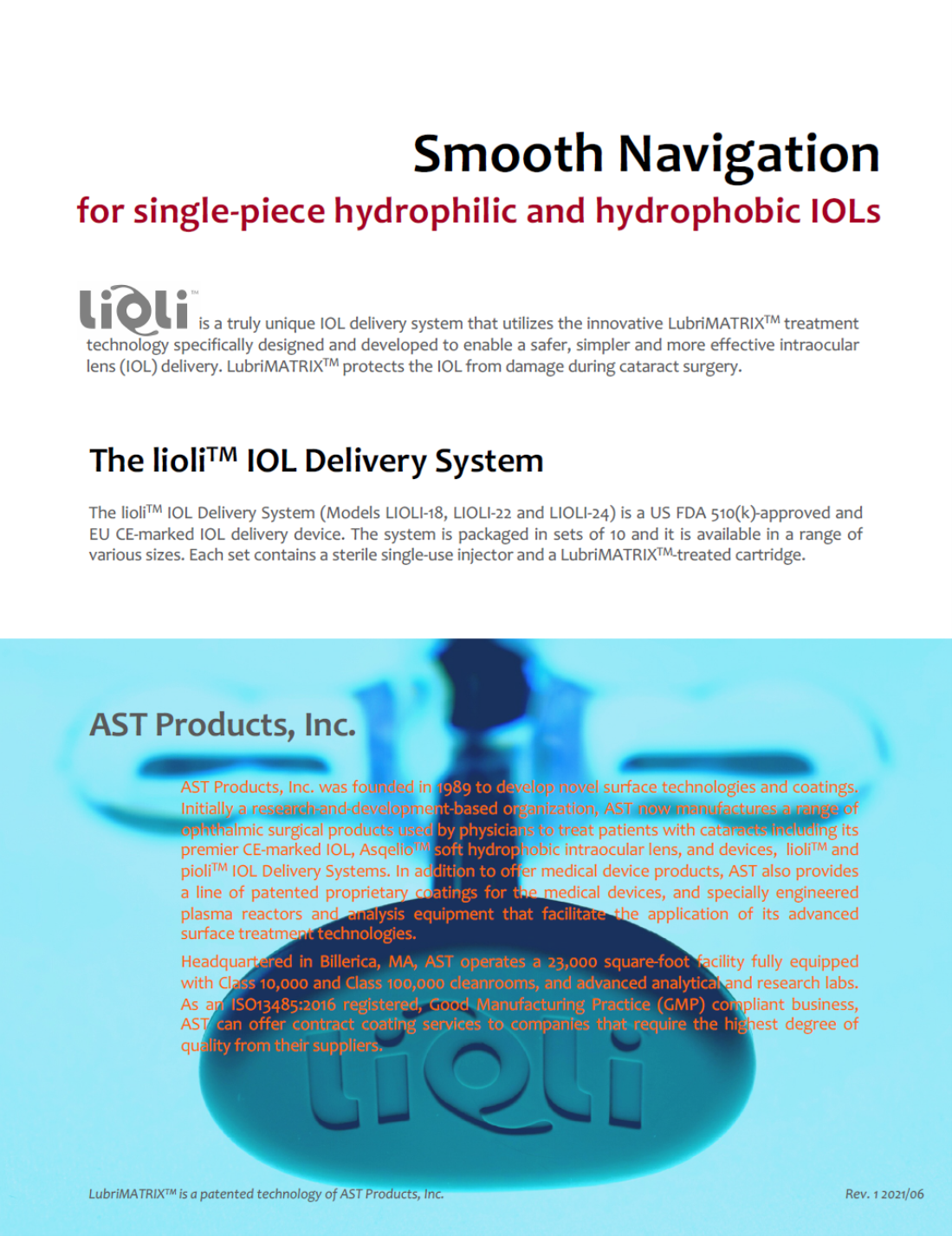 IOL Delivery System - Intraocular Lens Injector | lioli