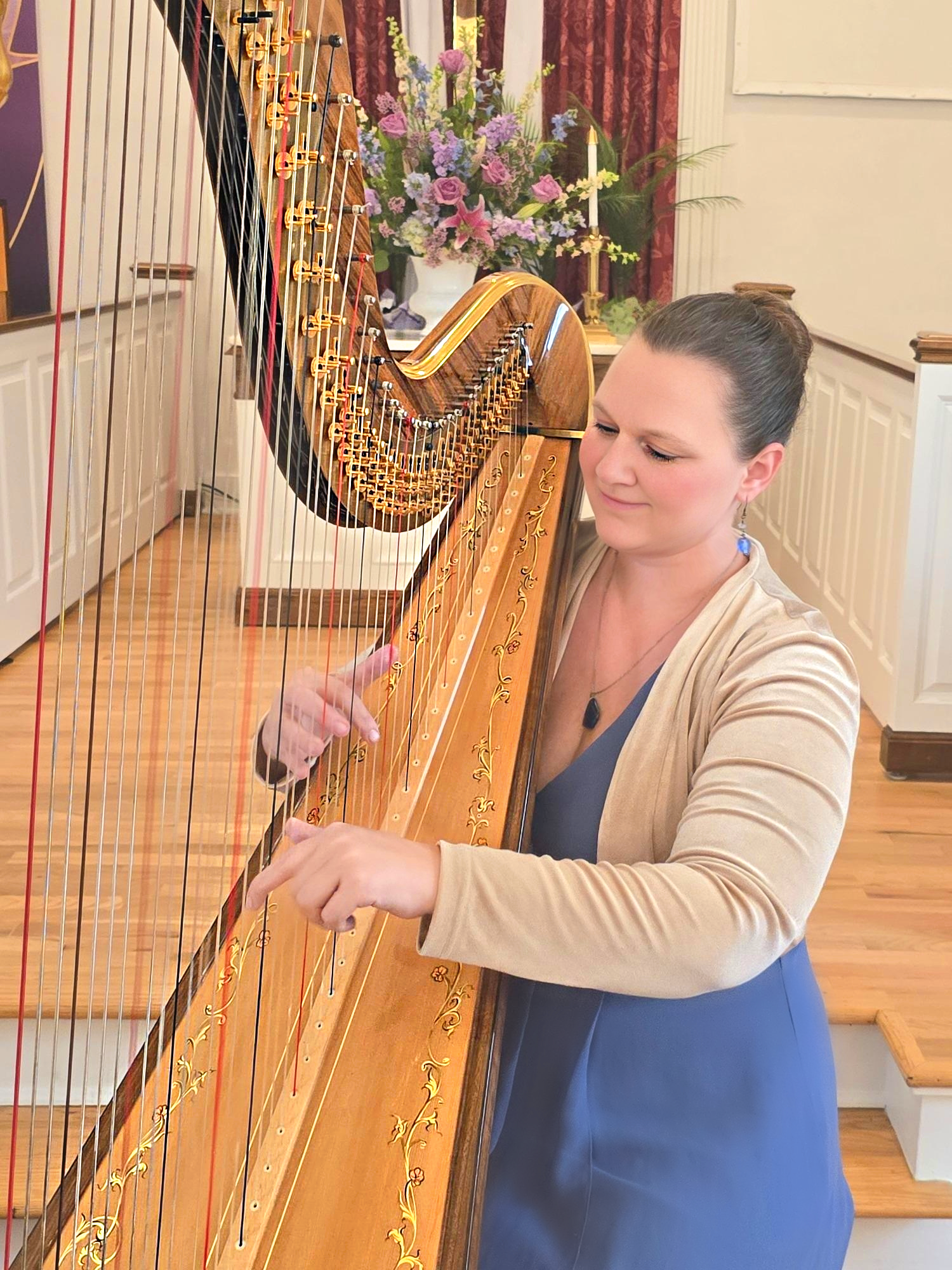 "The Michigan Harpist" Chanah Ambuter - "She made everything easy ...