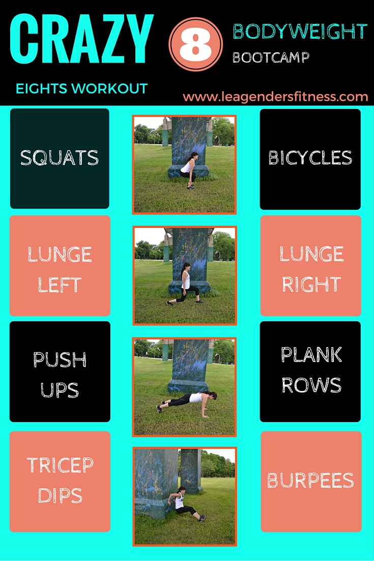Bodyweight Bootcamp: Crazy Eights Workout — Lea Genders Fitness