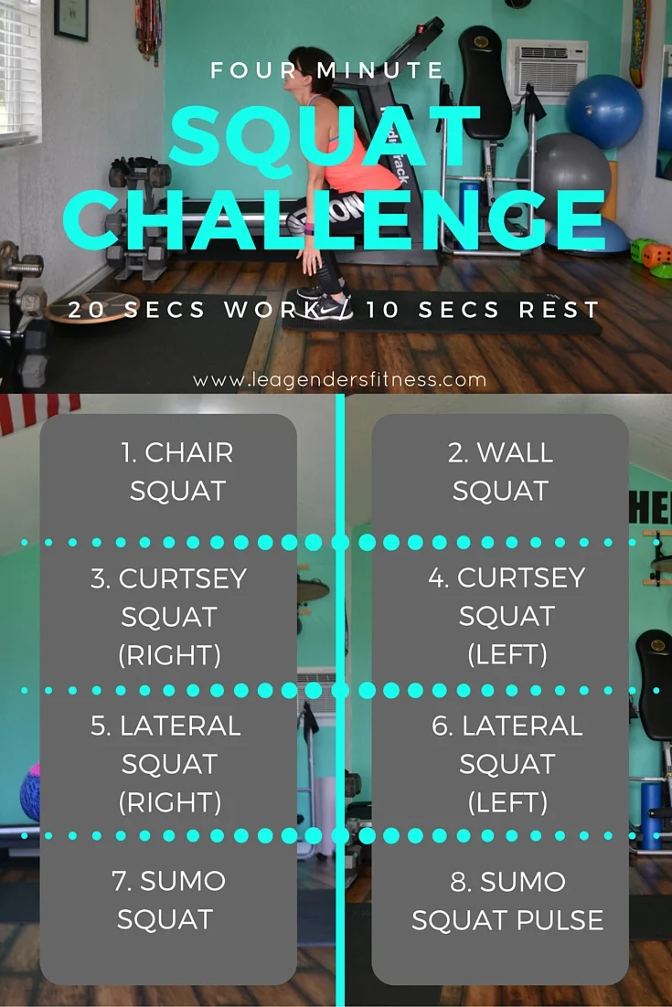 WORKOUT WEDNESDAY: FOUR MINUTE SQUAT CHALLENGE — Lea Genders Fitness